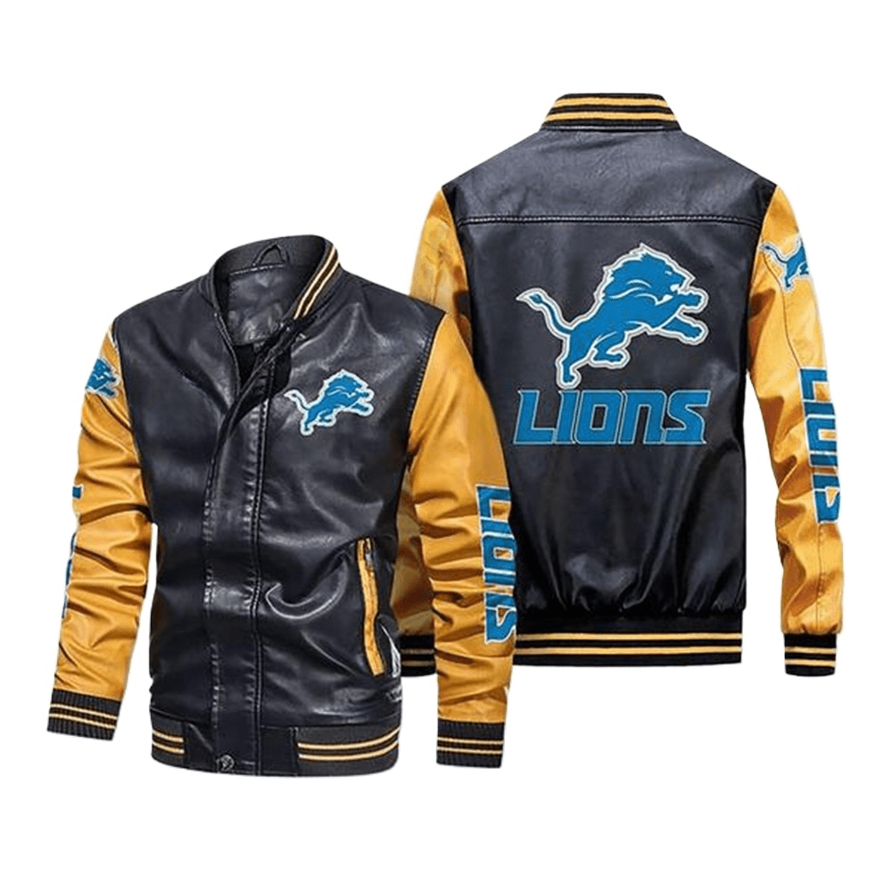Men's Faux Leather Jacket Rugby Baseball Stand Collar Slim Fit Coat ...