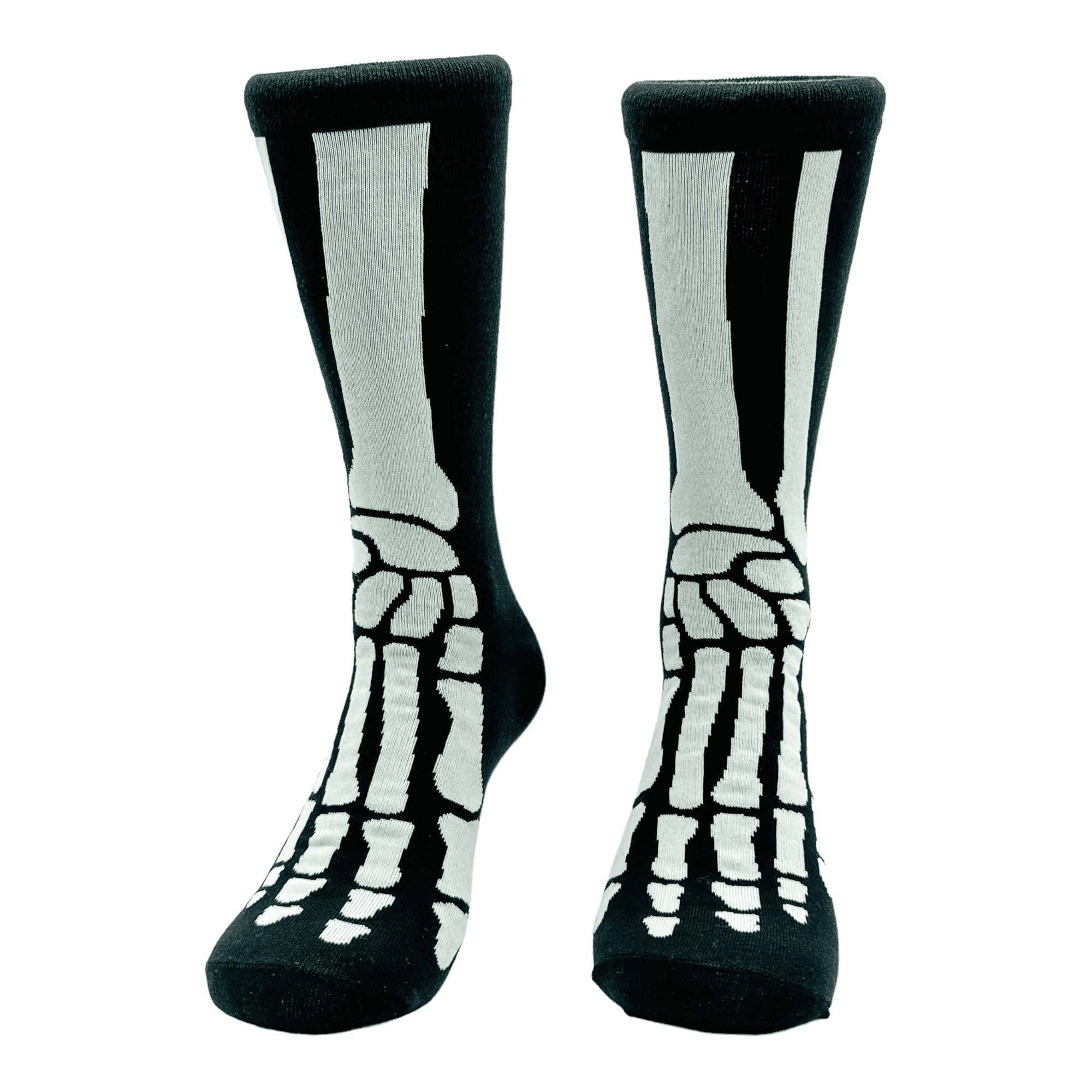 Men's Feet Bones Socks Funny Spooky Skeleton Bone Joke Footwear ...