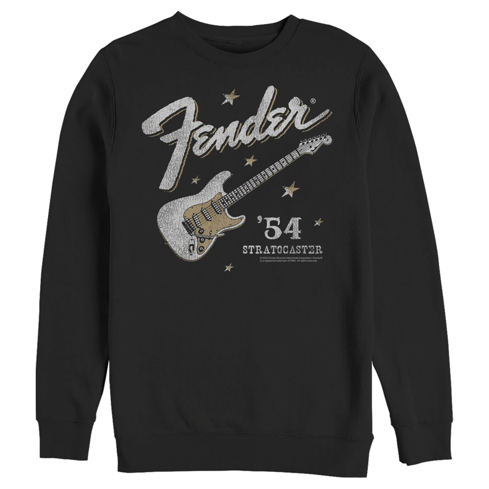 Men's Fender 54 Stratocaster Sweatshirt Black Medium - Walmart.com