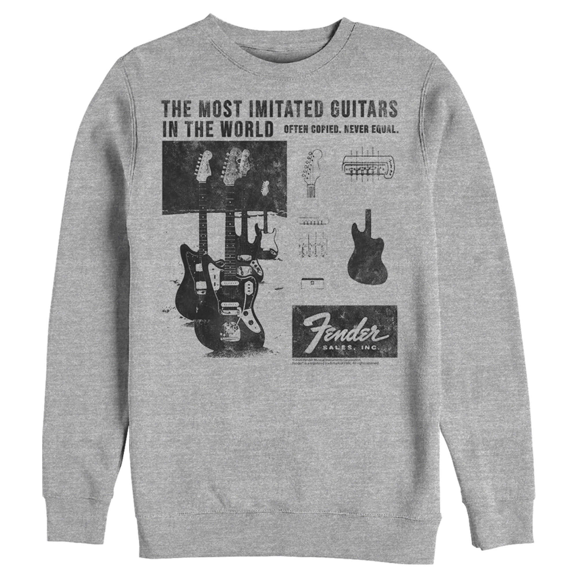 Men's Fender The Most Imitated Sweatshirt Athletic Heather 3X Large ...