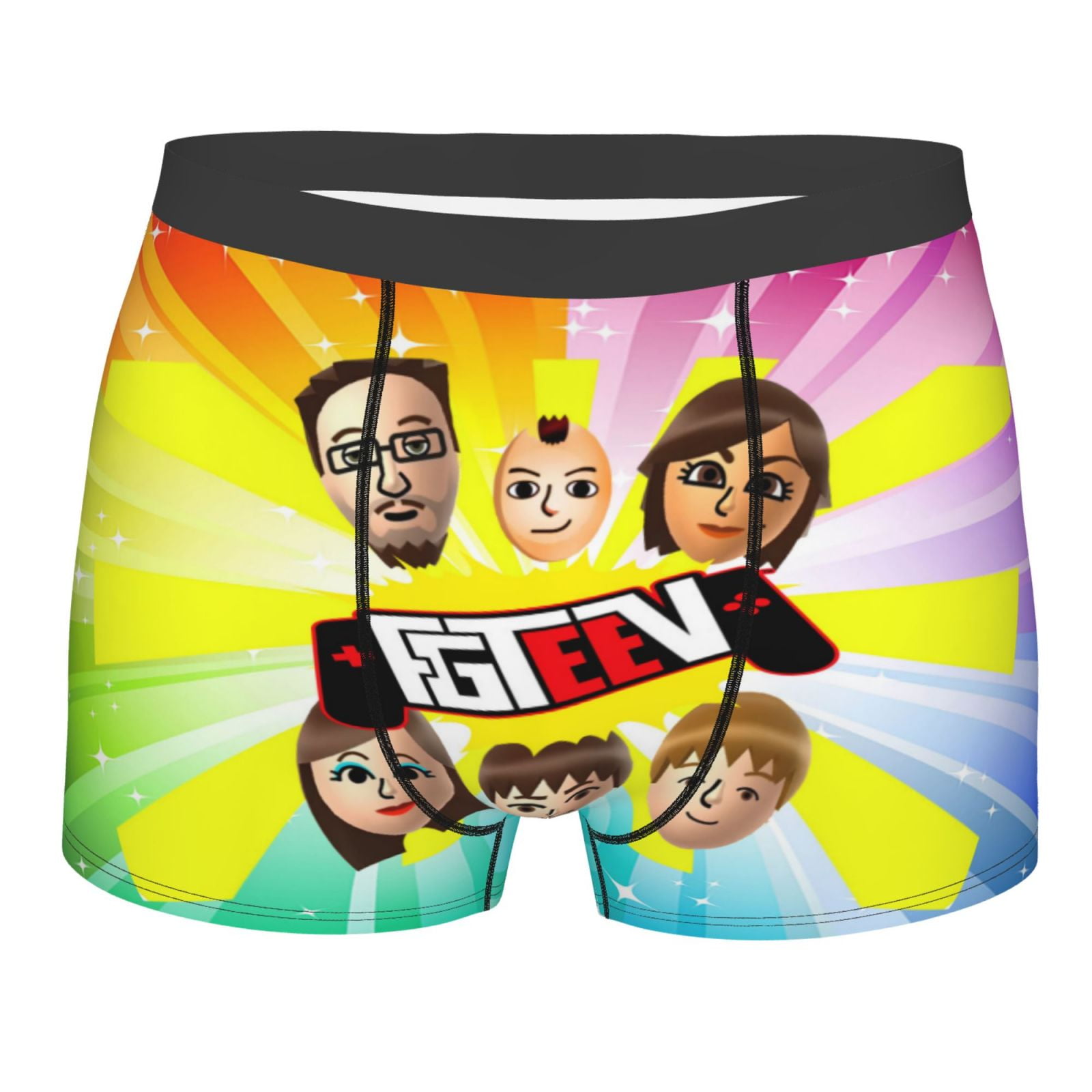 Men's Fgtee-V Boxer Briefs Underwear Cartoon Boxer Shorts - Walmart.com