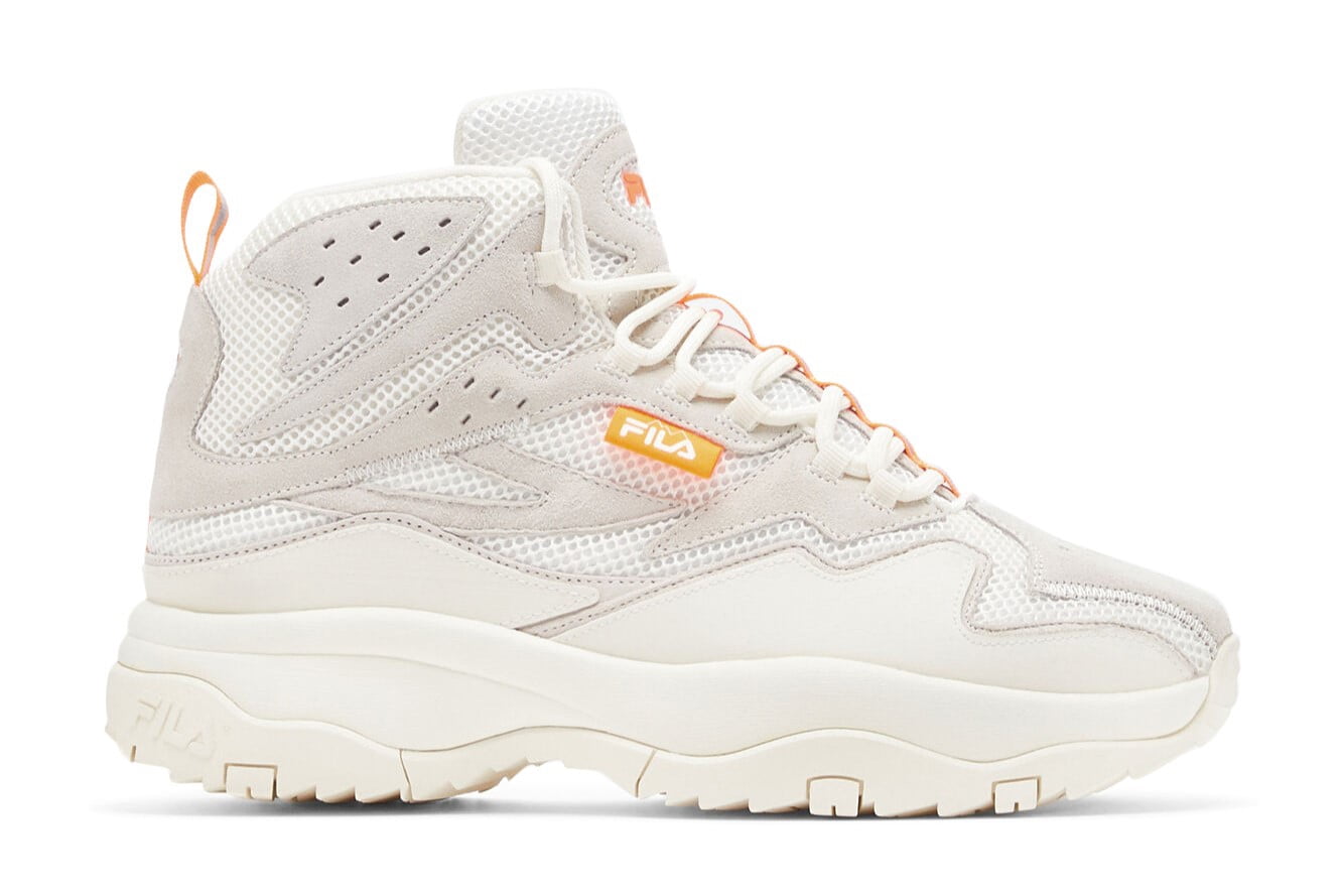 Men's Fila Ranger Boot Gardenia/Shocking Orange (1BM01277 129) - 8 ...