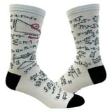Men's Find X Socks Funny Nerdy Math Science Sarcastic Graphic Novelry ...