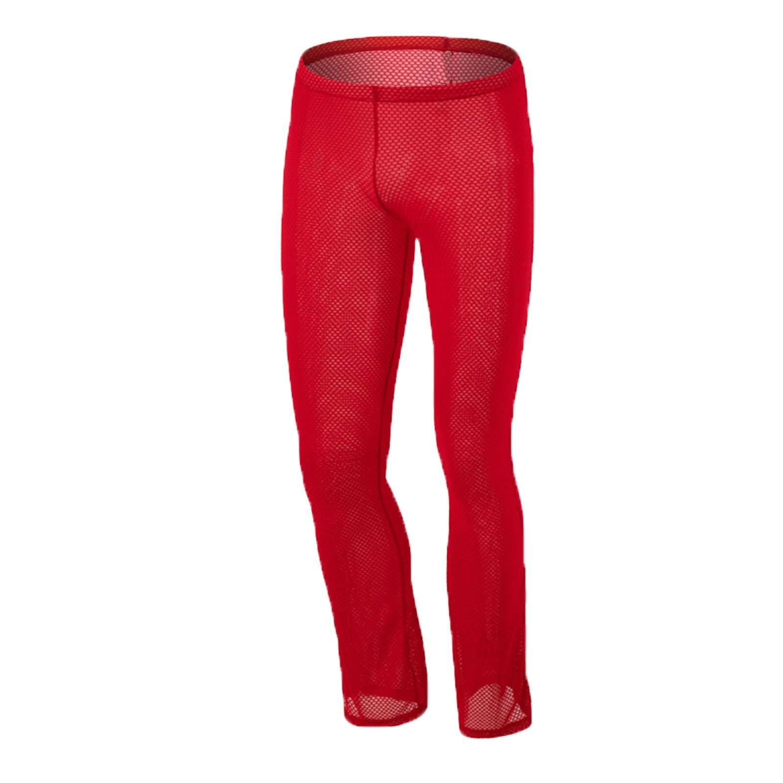 Men's Fishnet Pants Mesh See Through Muscle Leggings Stretchy ...