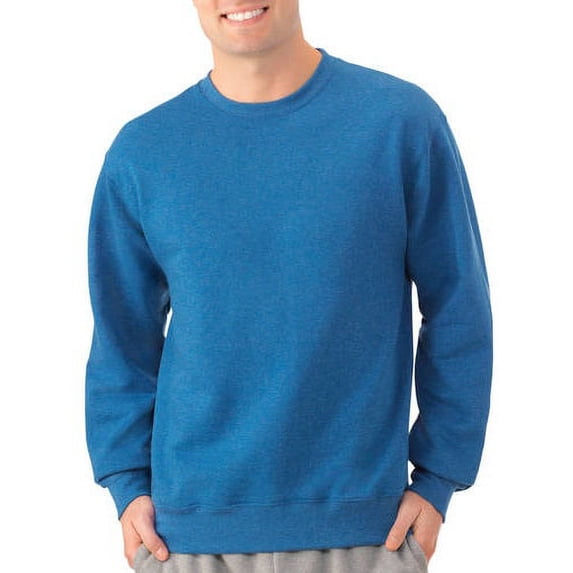 Men's Fleece Crew Sweatshirt - Walmart.com