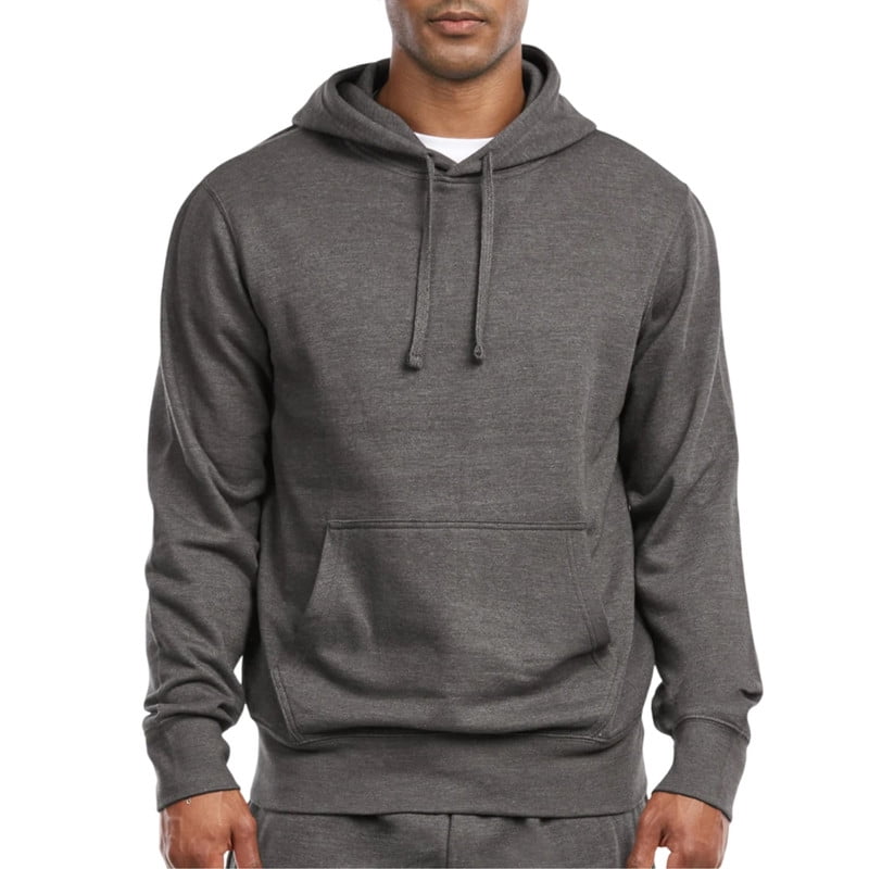 Men's Fleece Hoodie Cotton Lightweight Pullover Sweatshirt S-3XL Tops ...
