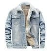 Free Shipping! LZLER Casual Jean Jacket for Men Ripped Sports Denim Jacket - Walmart.com