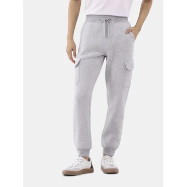 Climate Concepts Men's and Big Men's Fleece Cargo Pocket Sweatpants ...