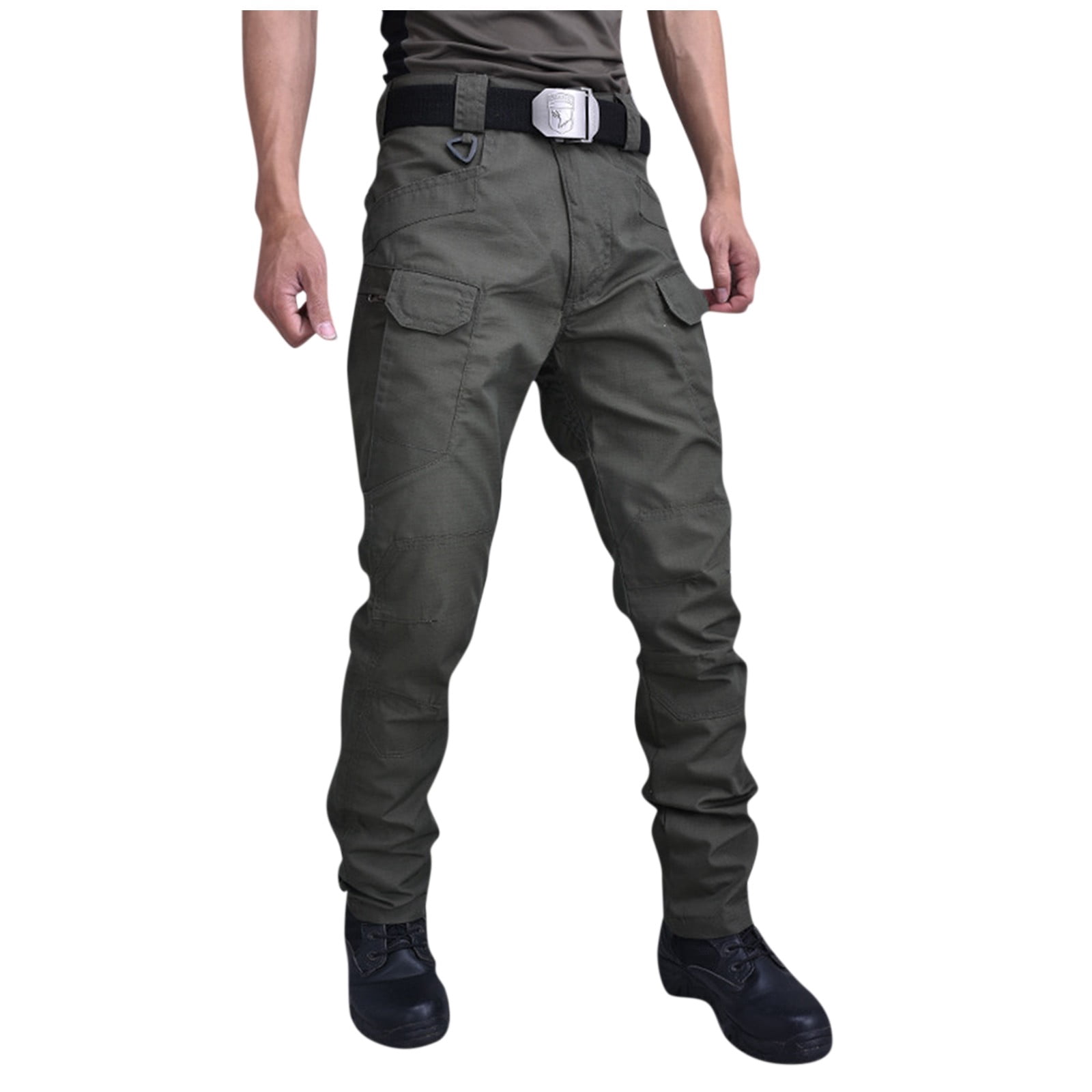 Men's Flex Tactical Pants Cotton Stretch Work Cargo Pants Lightweight ...