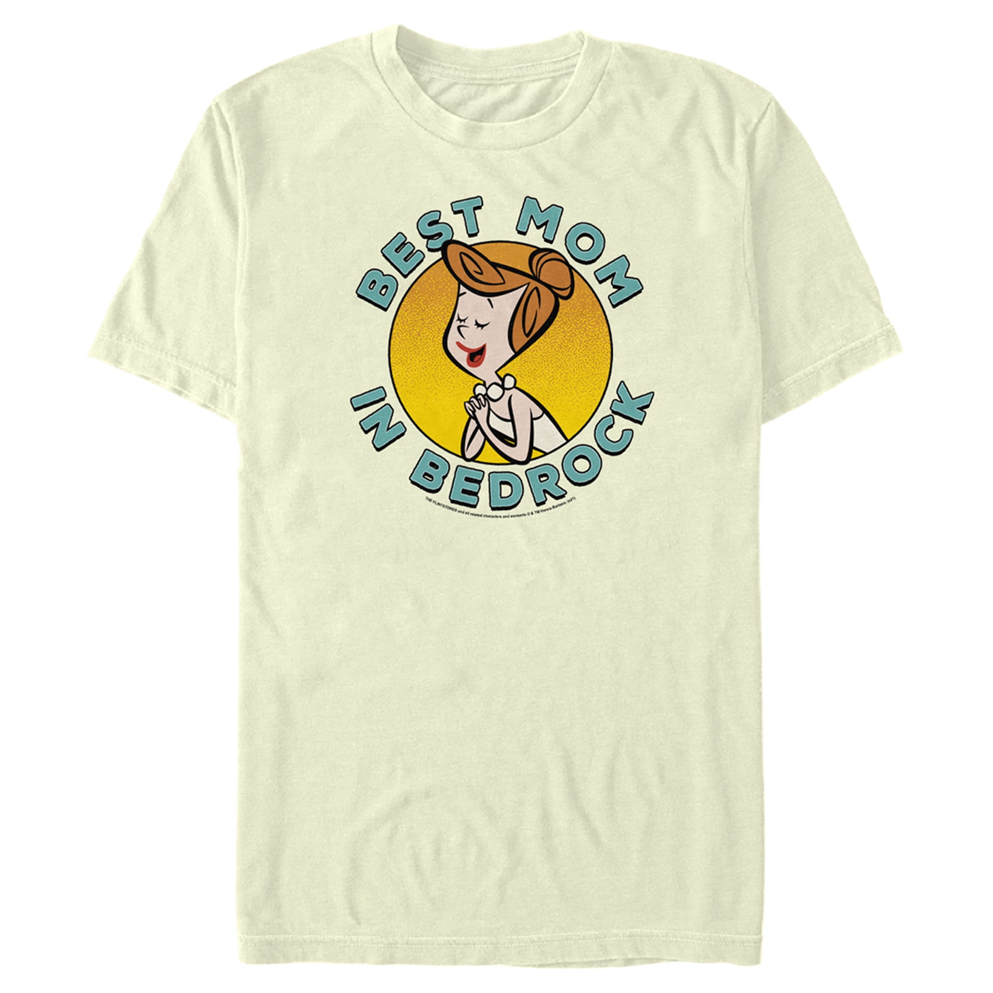 Men's Flintstones Best Mom in Bedrock Graphic Tee Beige 2X Large ...