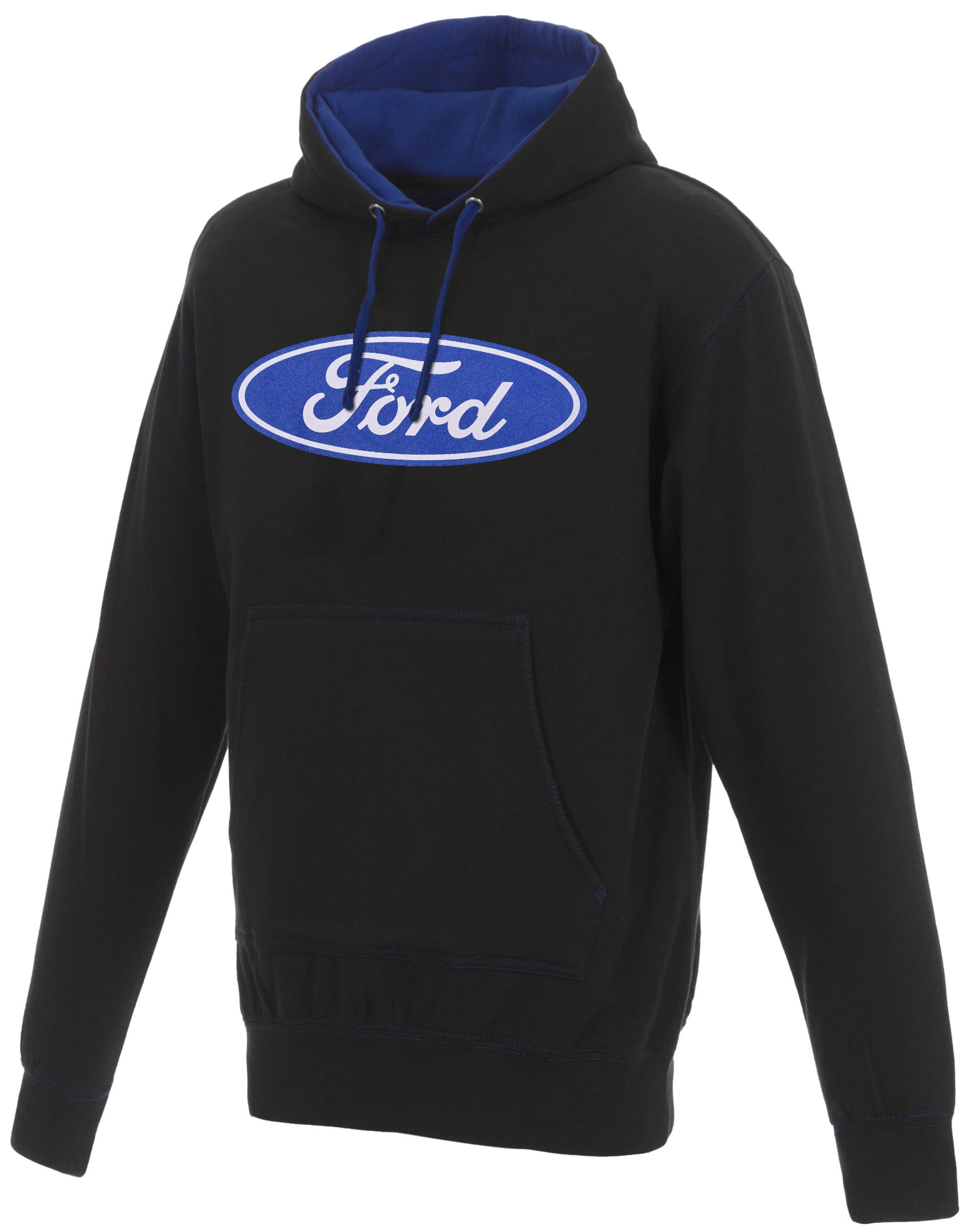 Men's Ford Logo Pullover Hoodie Blue Hood Lining & Body Stitching ...