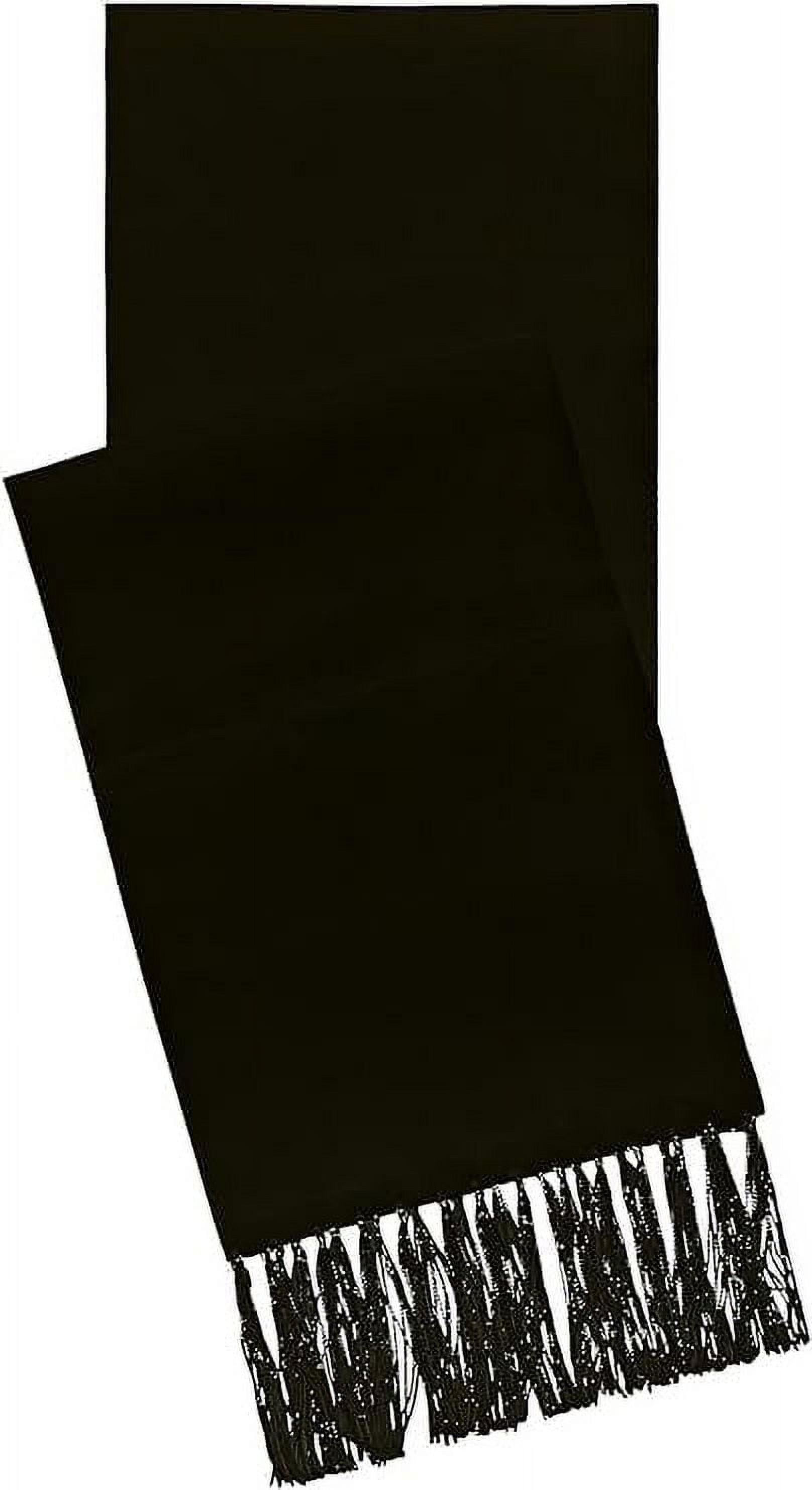 Men's Formal Satin Scarf - Black - Walmart.com