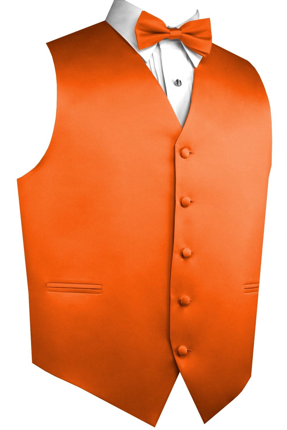 Men's Formal, Tuxedo, Wedding, Prom, Cruise Vest, Bow-Tie & Hankie Set ...