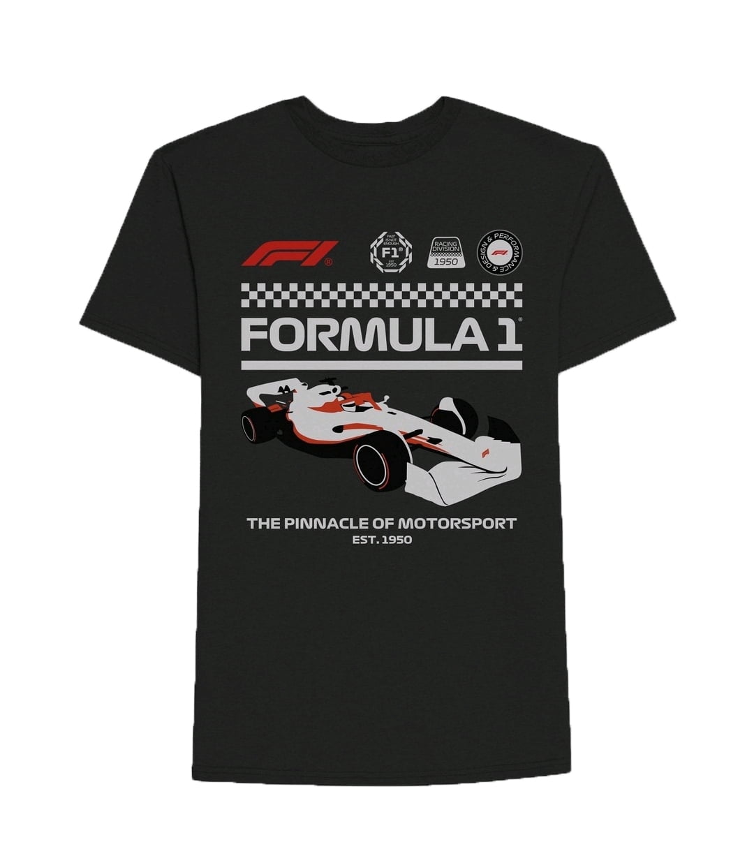 Men's Formula 1 F1 Black Graphic T-Shirt - XL - Walmart.com