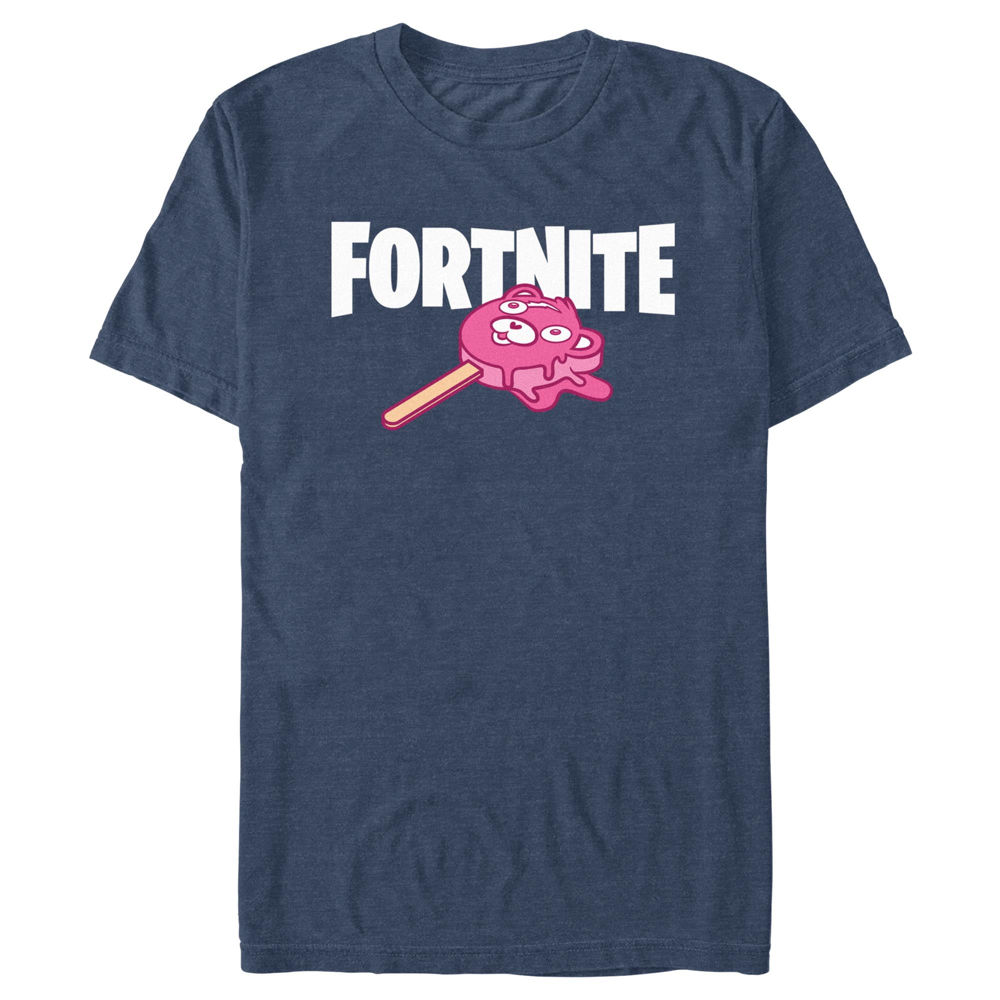 Men's Fortnite Cuddle Team Leader Popsicle Graphic Tee Navy Blue ...