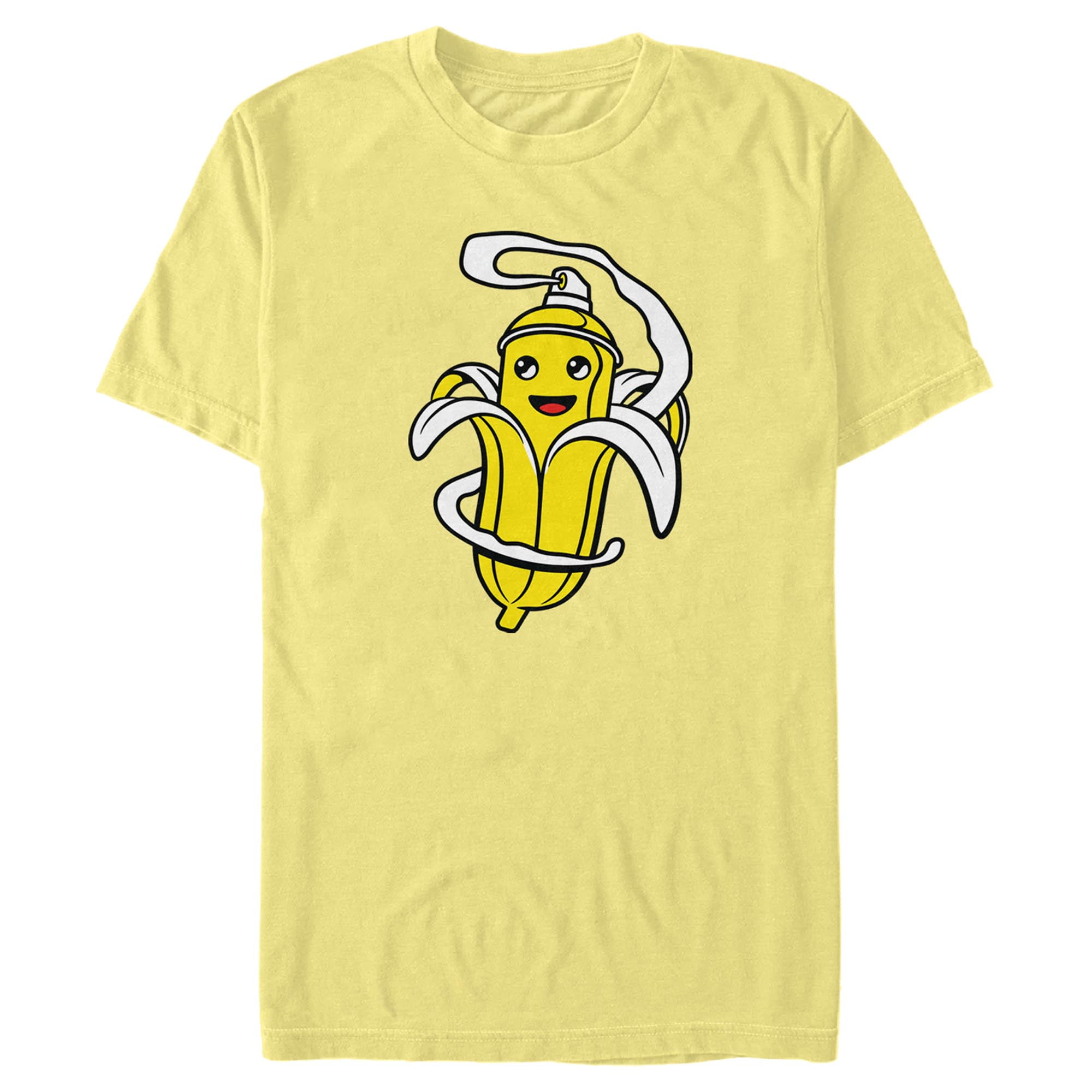 Men's Fortnite Peely Spray Can Graphic Tee Banana Medium - Walmart.com