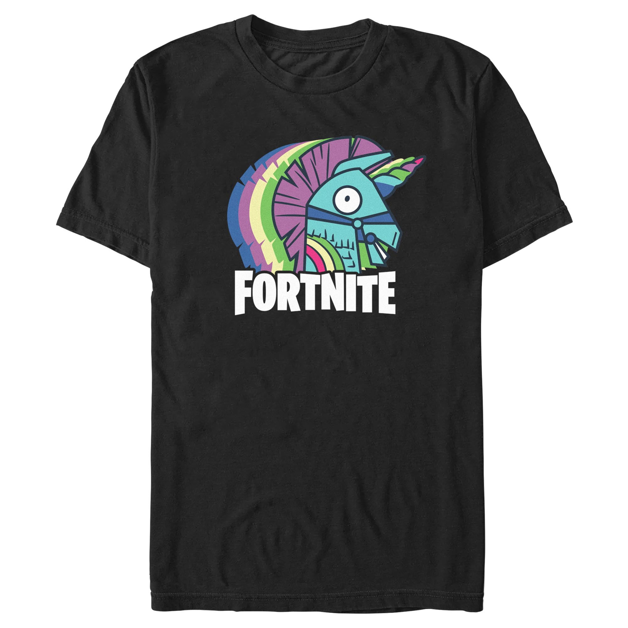 Men's Fortnite Rainbow Smash Graphic Tee Black Large - Walmart.com