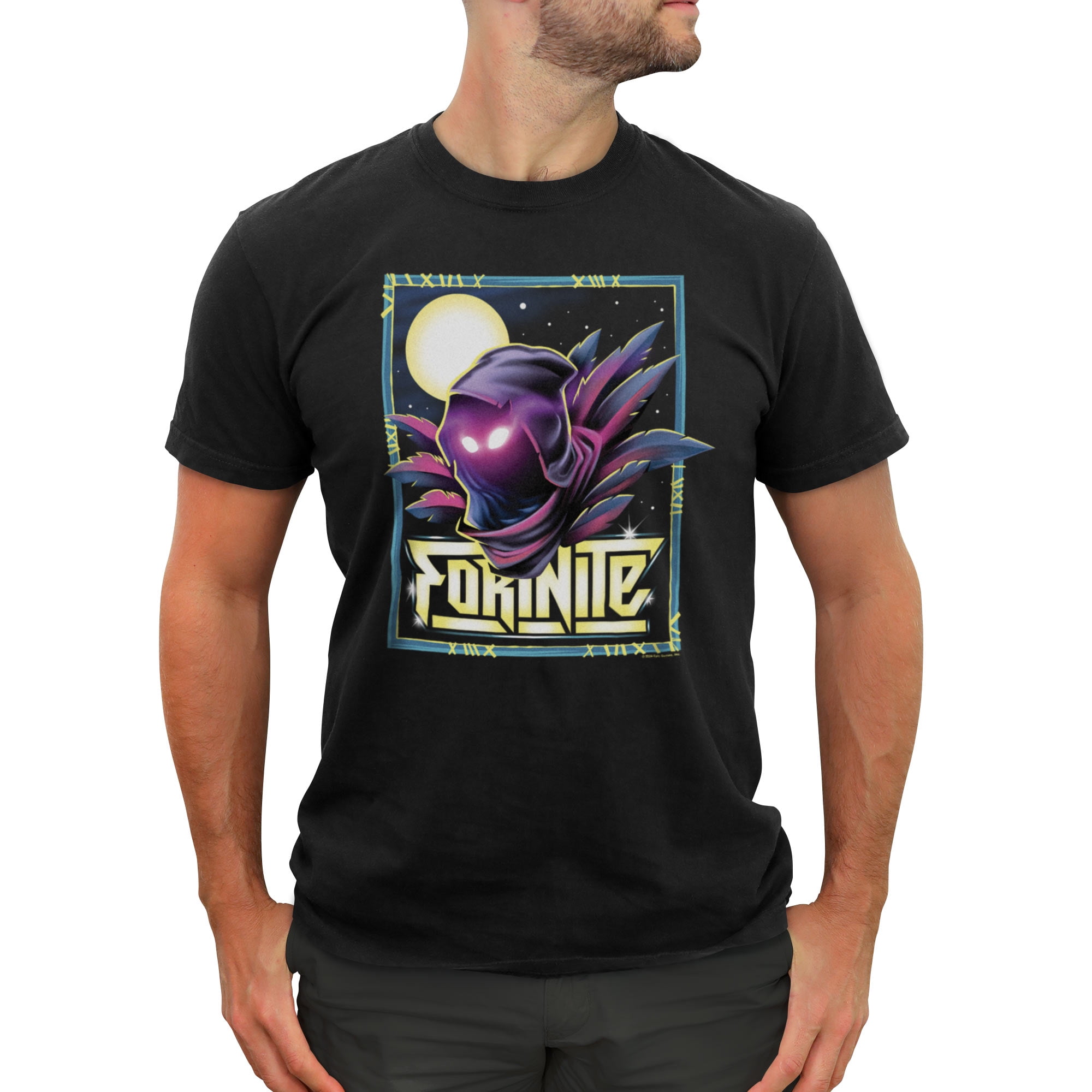 Men's Fortnite Raven Poster Graphic T-Shirt - Walmart.com