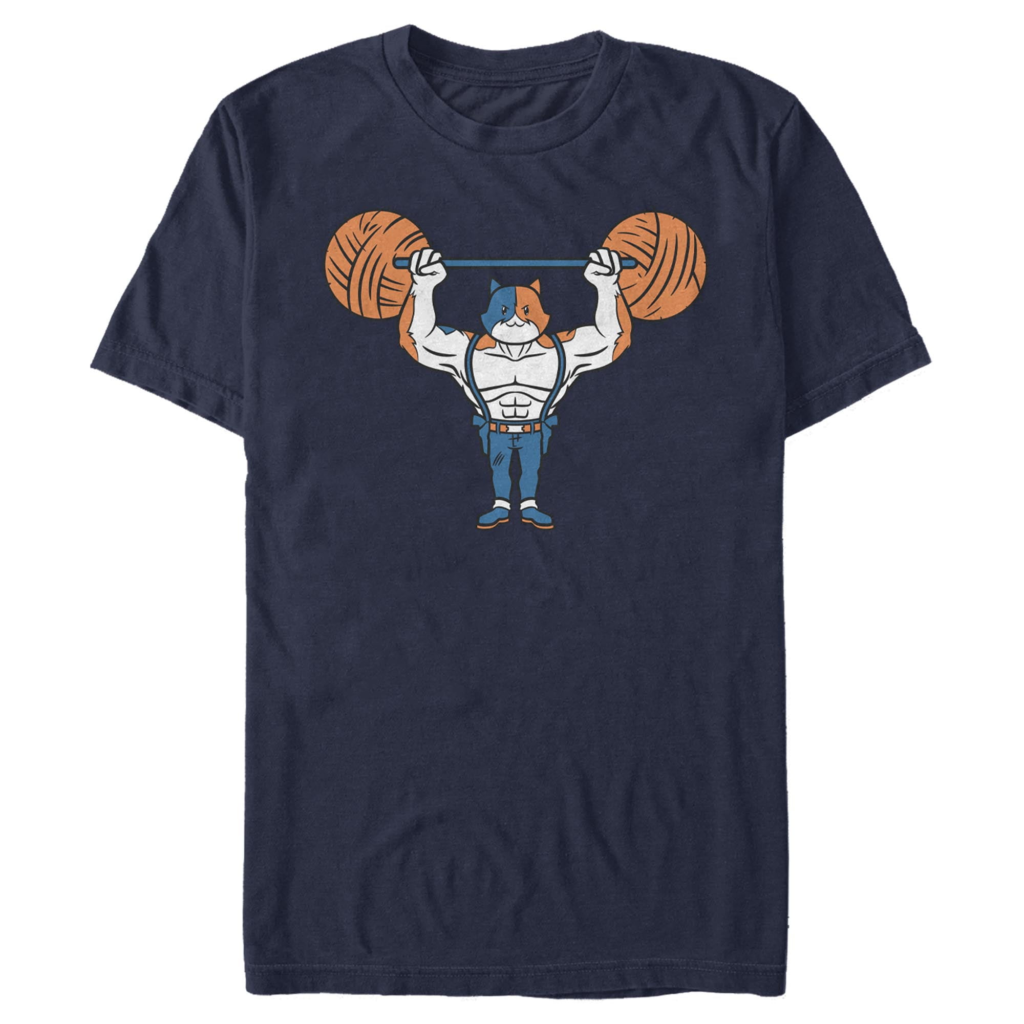 Men's Fortnite Yarn Lifter Meowscles Graphic Tee Navy Blue 3X Large - Walmart.com