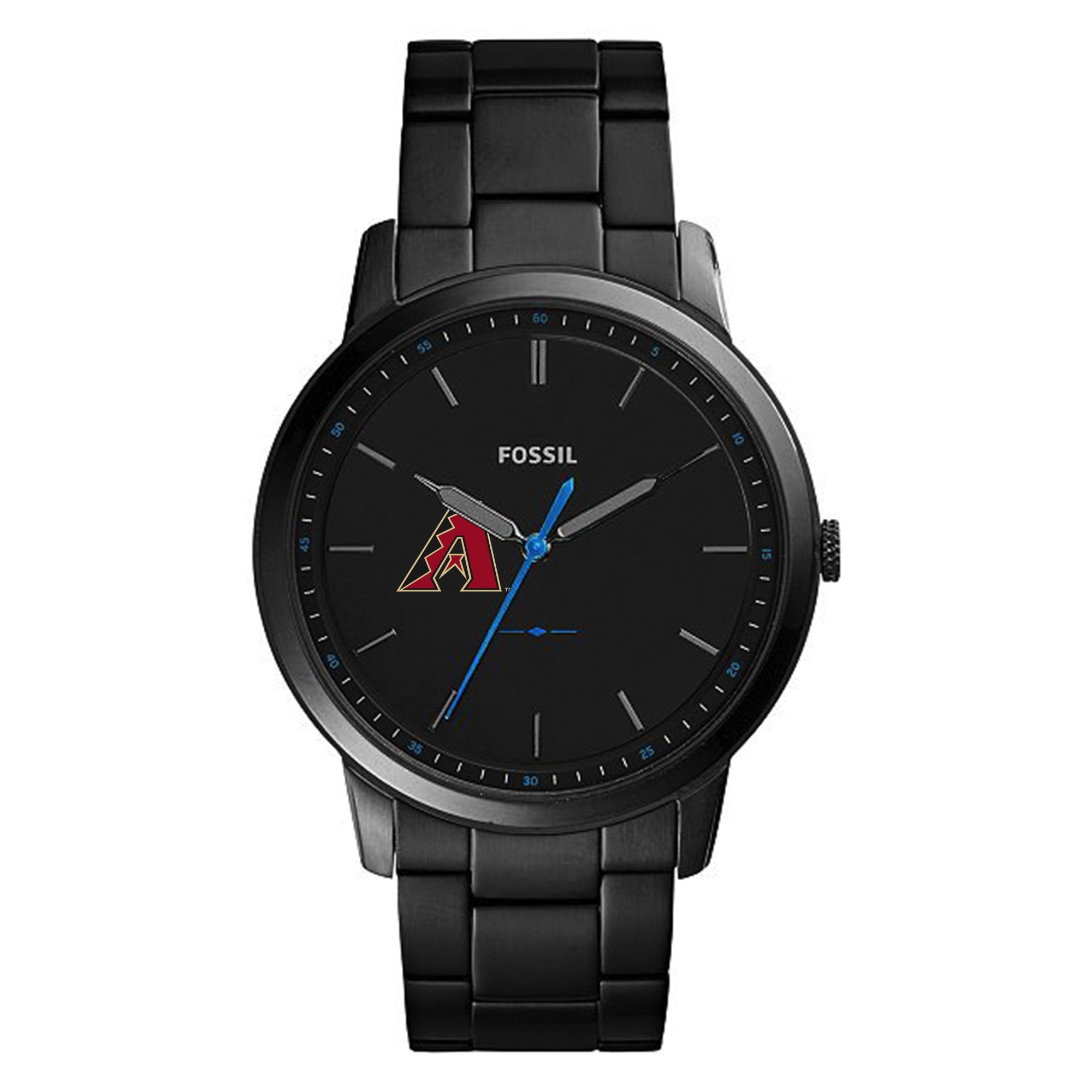 Black Fossil Watch Diamond
