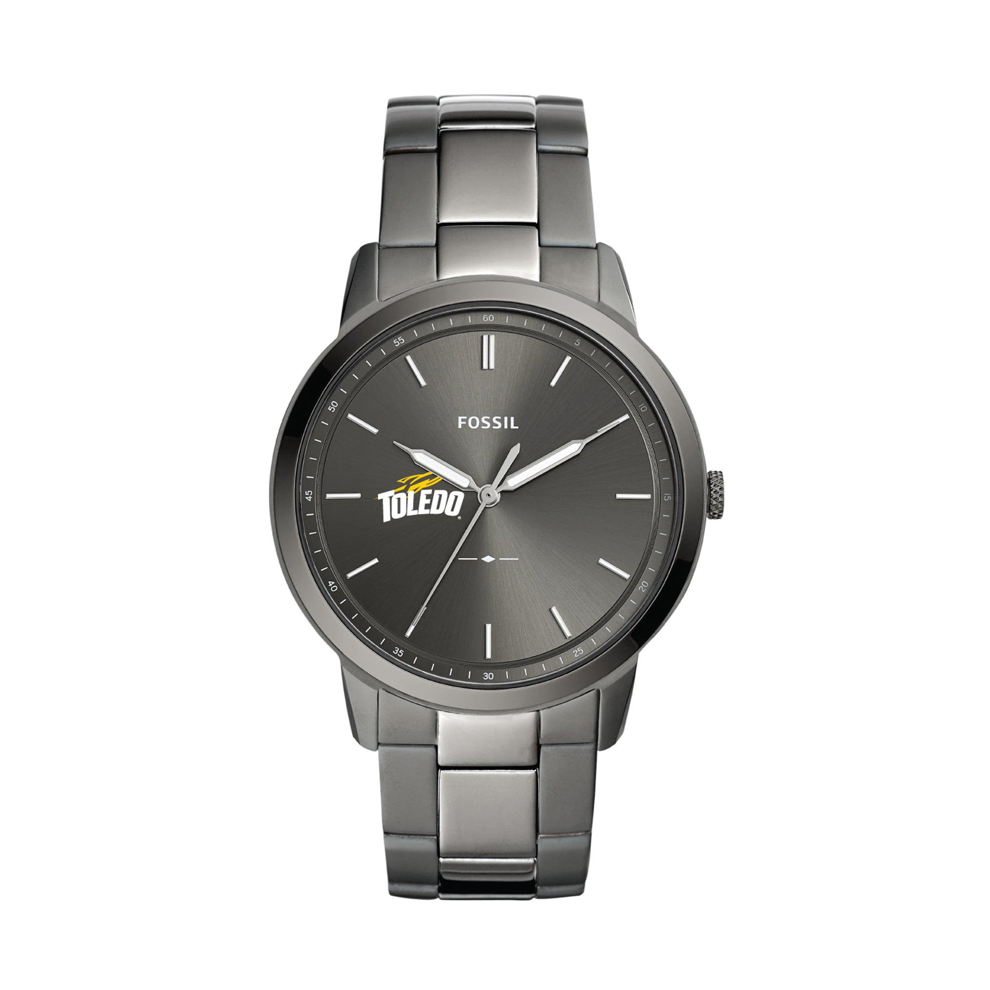 Men's Fossil Gray Toledo Rockets Minimalist Three-Hand Smoke Watch ...
