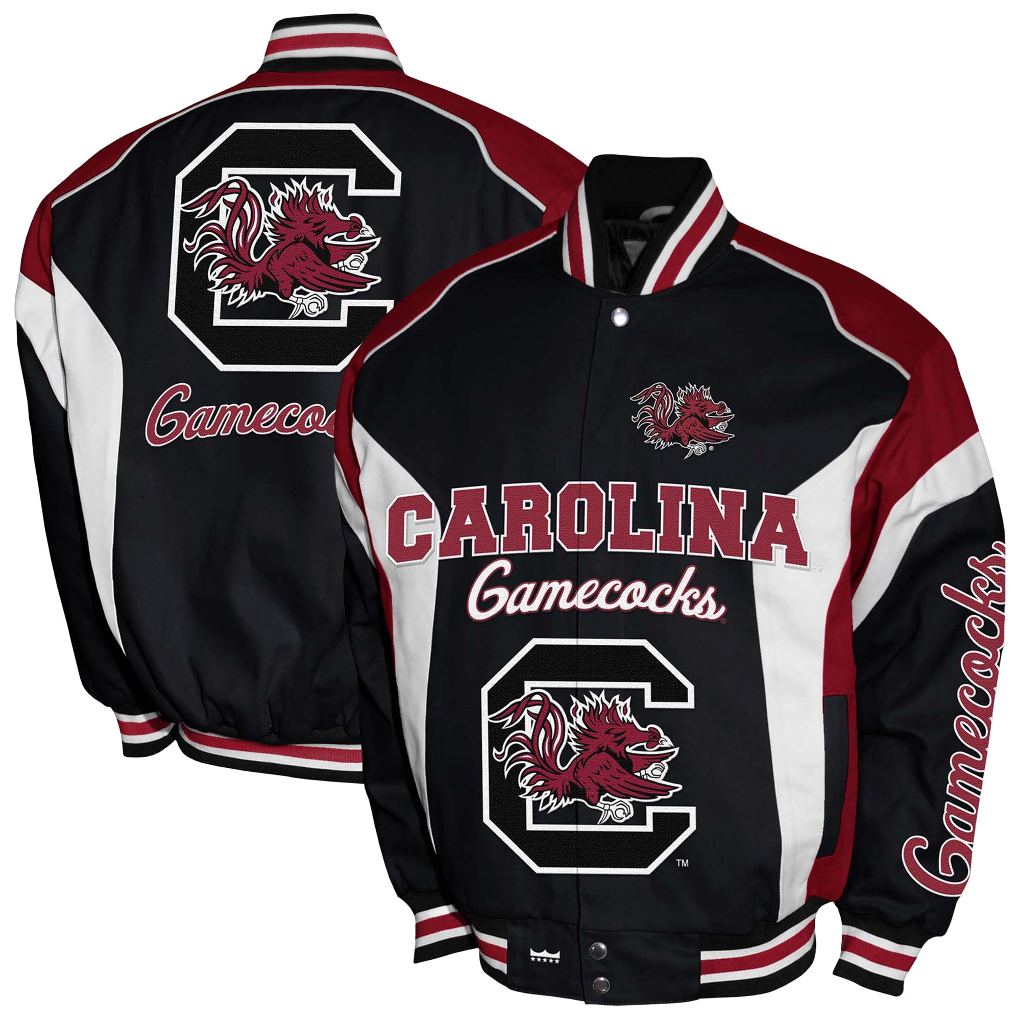 Men's Franchise Club Garnet South Carolina Gamecocks Driven Full-Zip ...