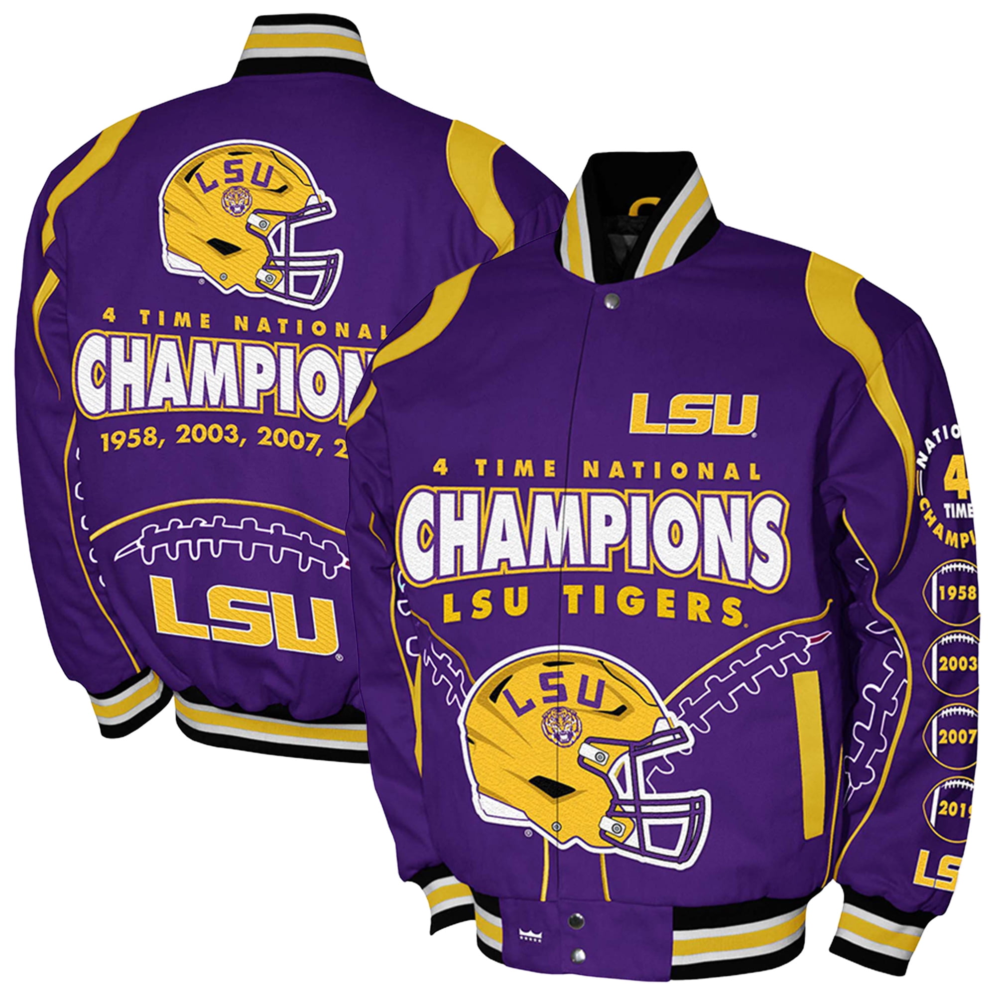 Men's Franchise Club Purple LSU Tigers 4-Time Champions Signature ...