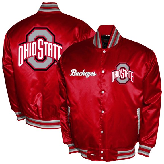 Men's Franchise Club Scarlet Ohio State Buckeyes Fleece Varsity Full ...