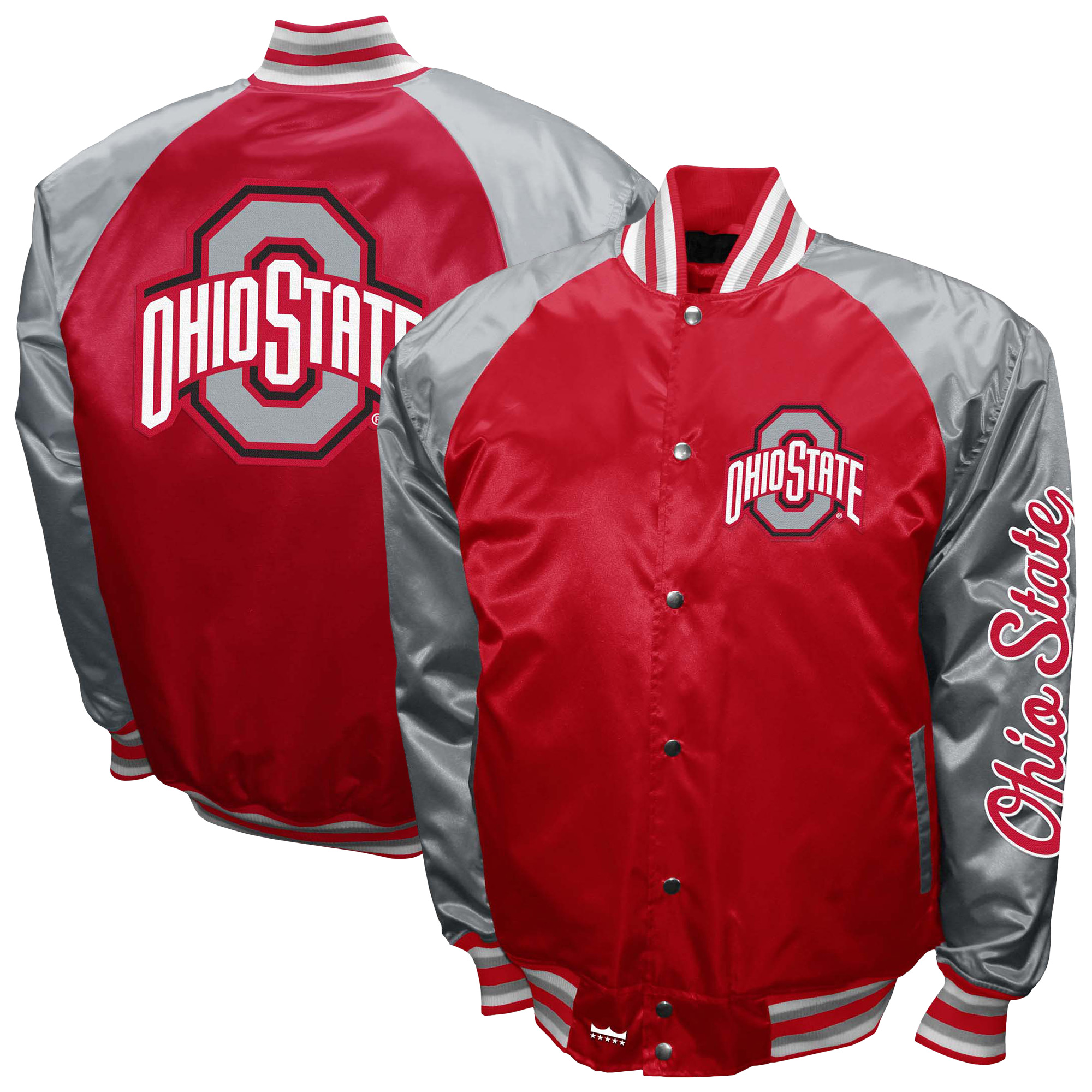 Men's Franchise Club Scarlet Ohio State Buckeyes The Game Satin Full ...