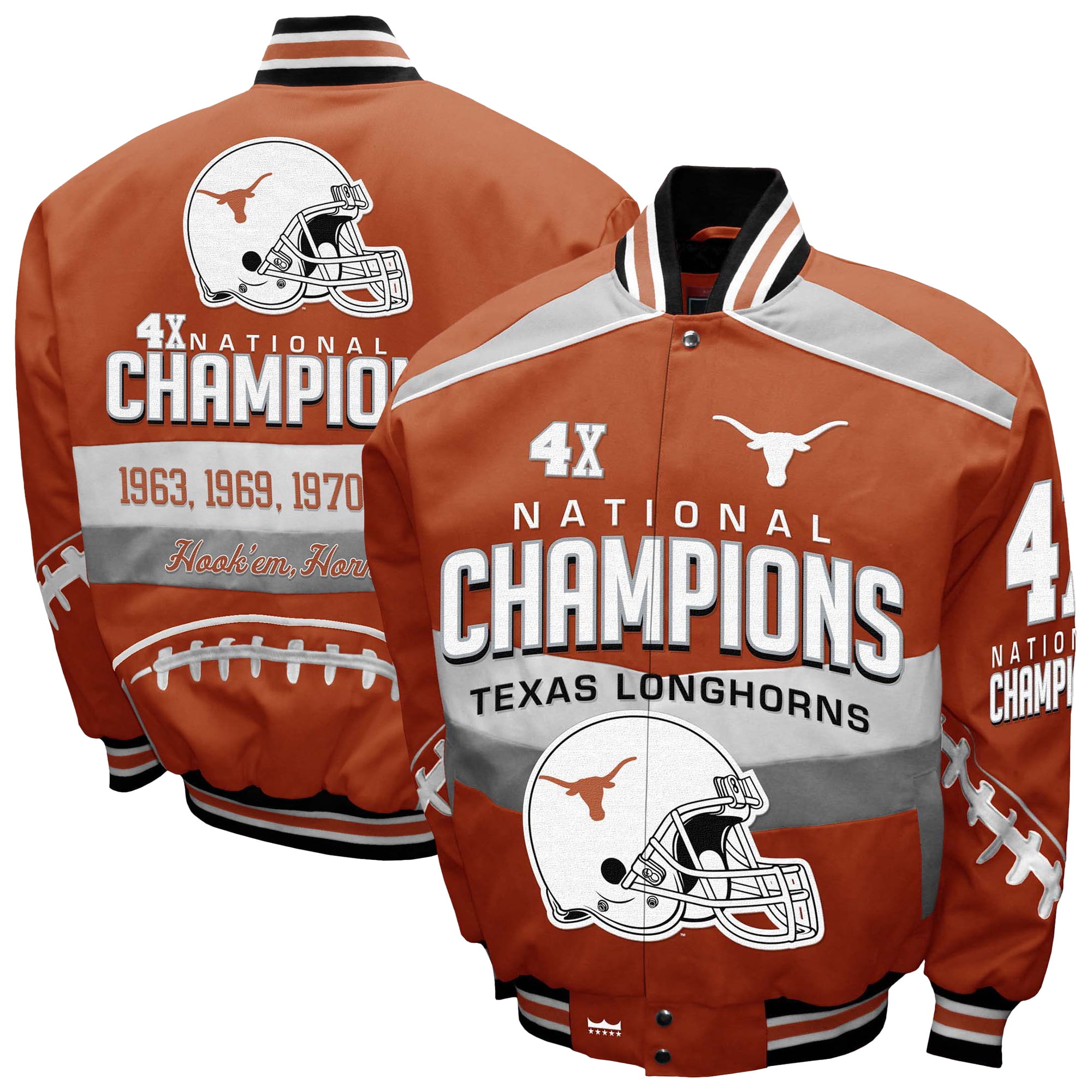Men's-Franchise Club Burnt Orange Texas Longhorns Cotton Twill Full ...