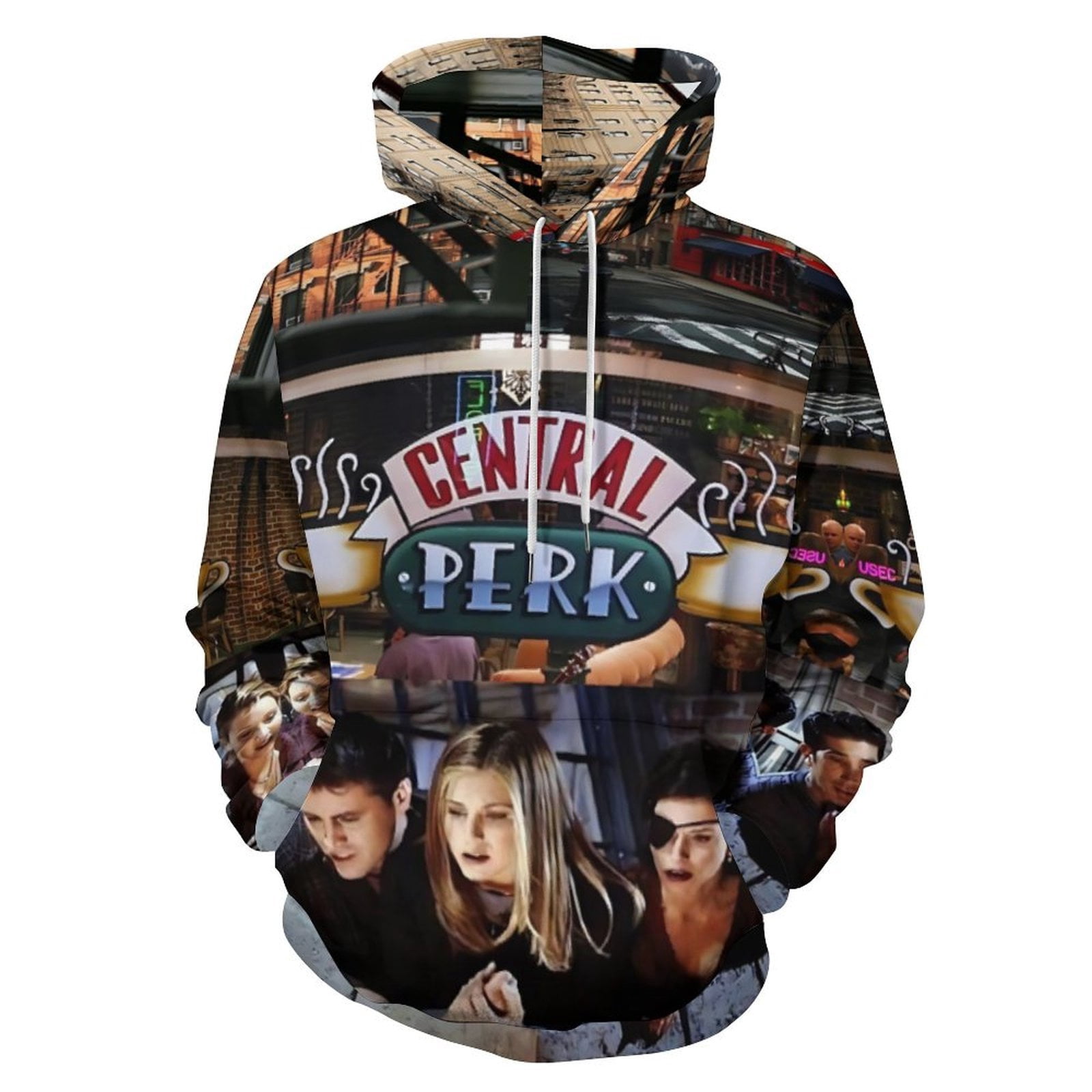 Men's Friend TV Show Hoodie Long Sleeves Unisex Graphic Print ...