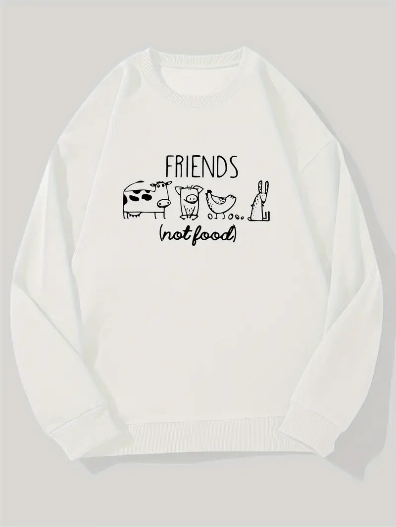Men's Friends TV Show Inspired Oversized Sweatshirt - Friends (Not Food ...