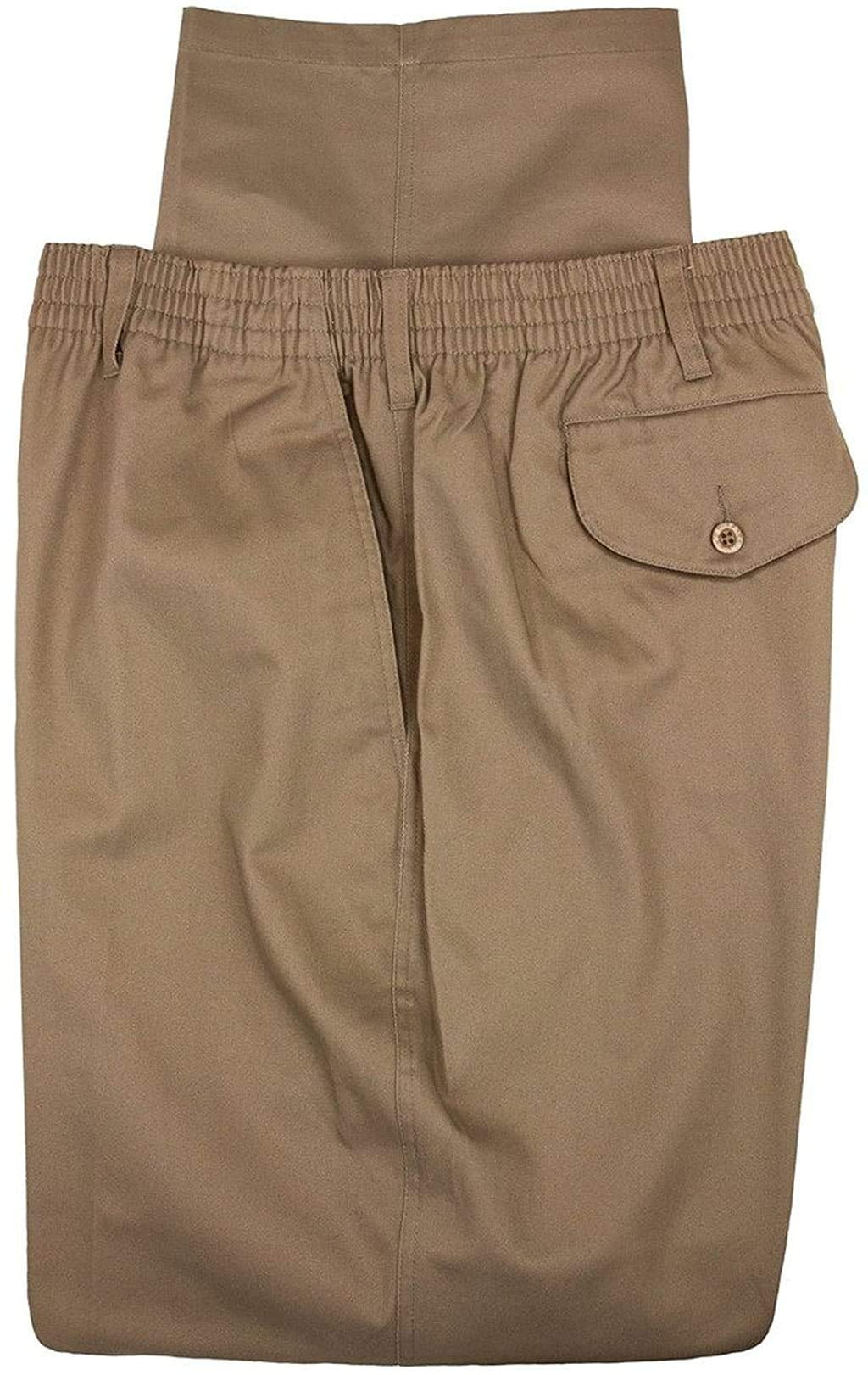 Men's Full Elastic Waist Pants by Falcon Bay - Big - Walmart.com