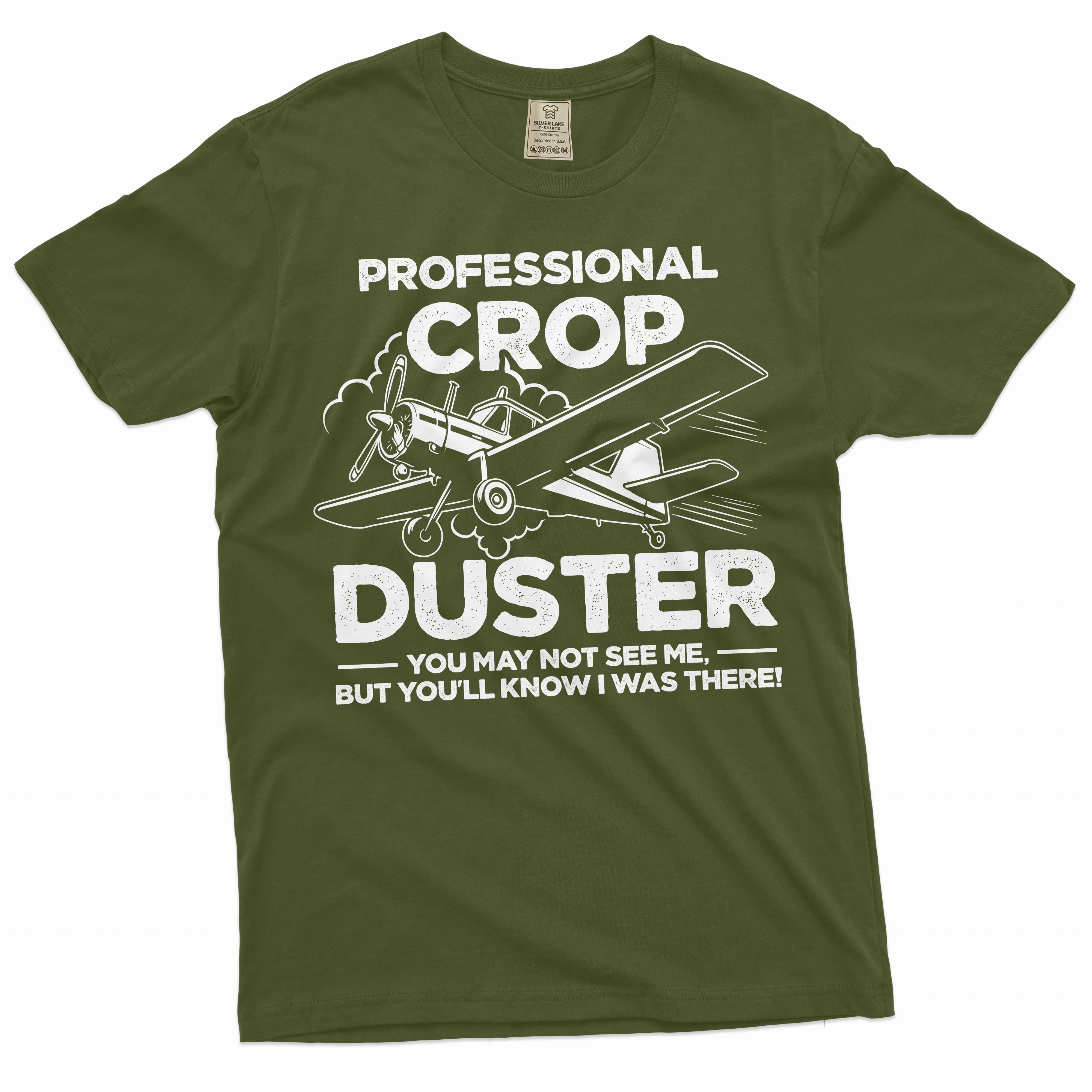 Men's Funny Crop Duster T-shirt Airplane Joke Shirt Funny Farting Shirt ...