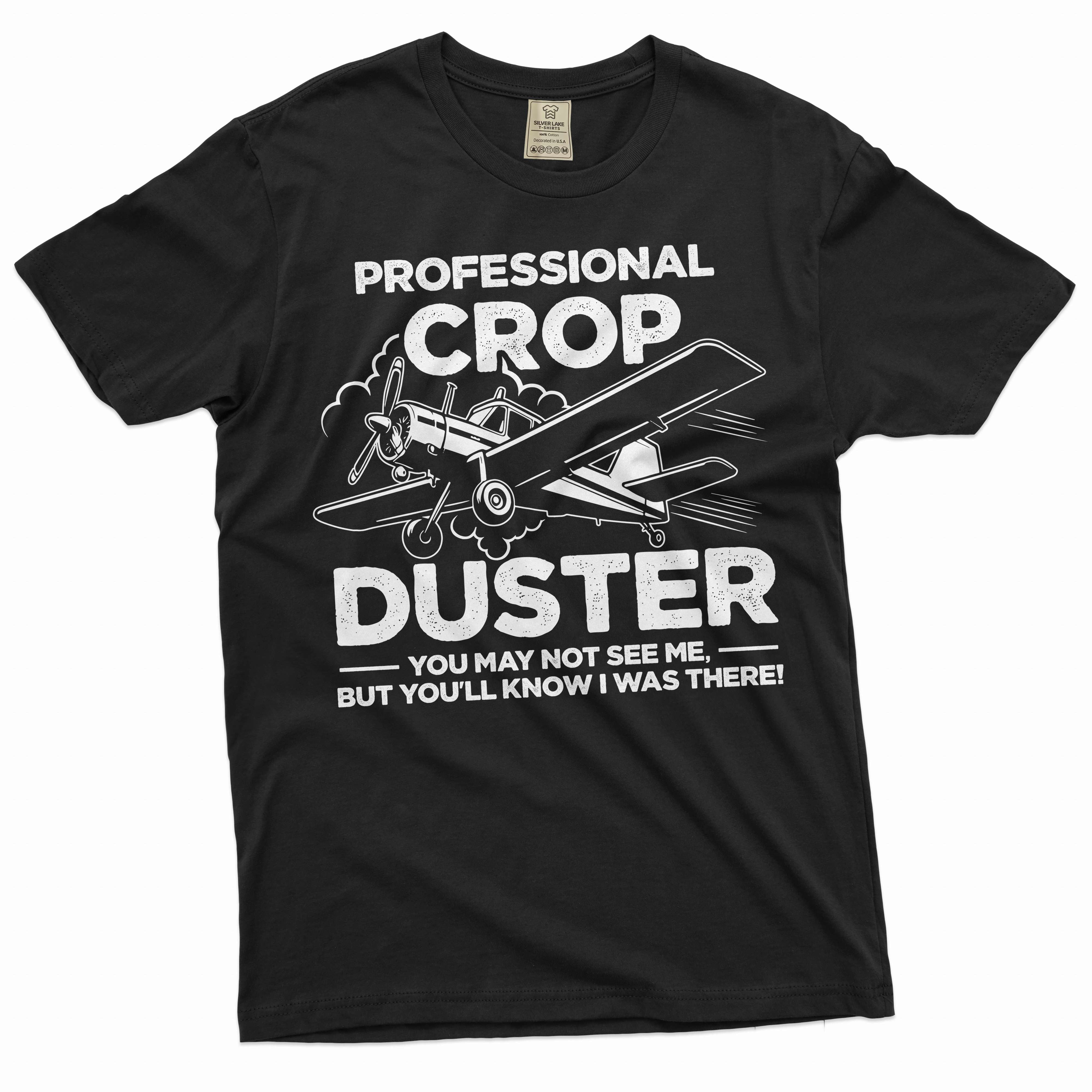 Men's Funny Crop Duster T-shirt Airplane Joke Shirt Funny Farting Shirt ...