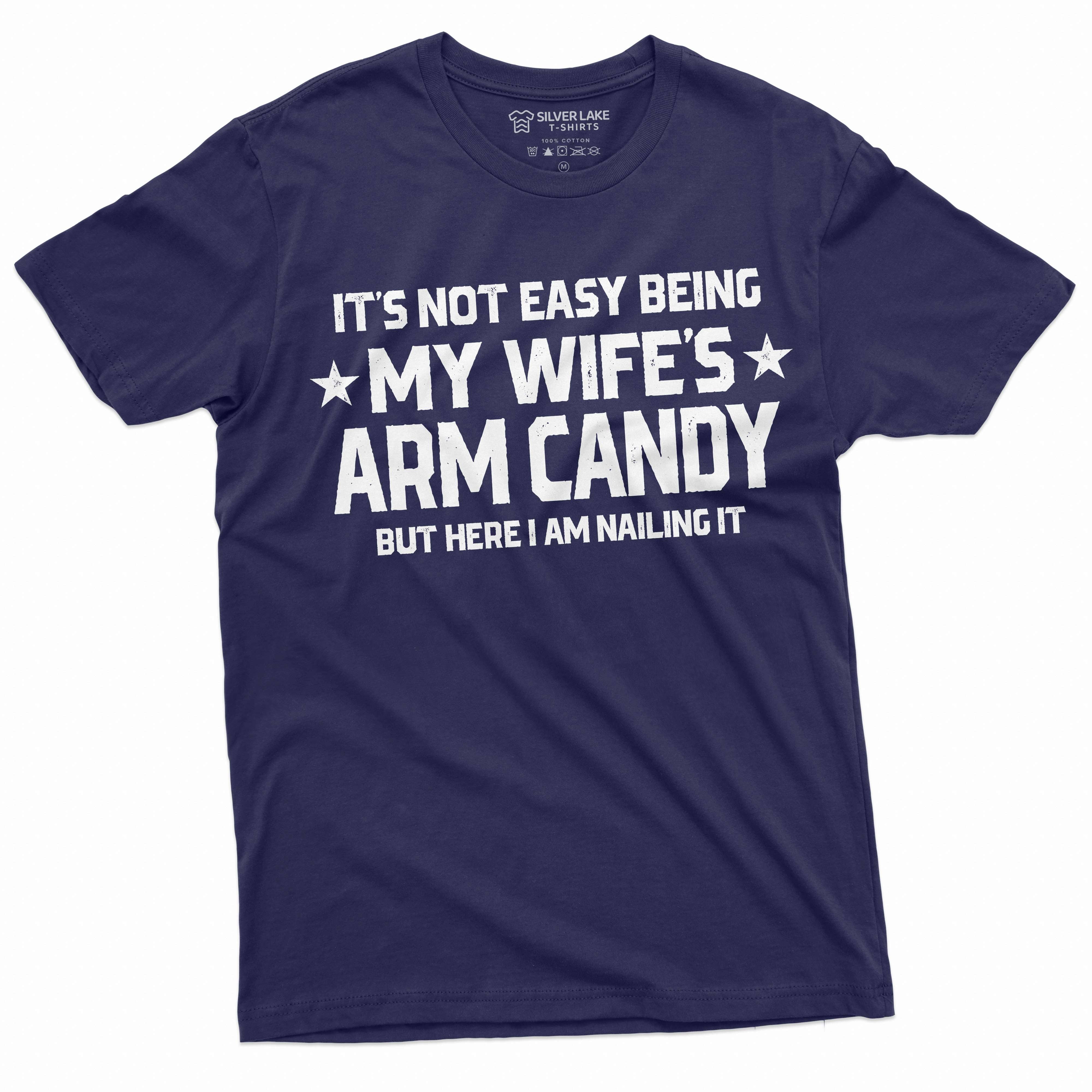 Men's Funny Husband Tee Wife's Army Candy T-shirt Anniversary Gifts ...