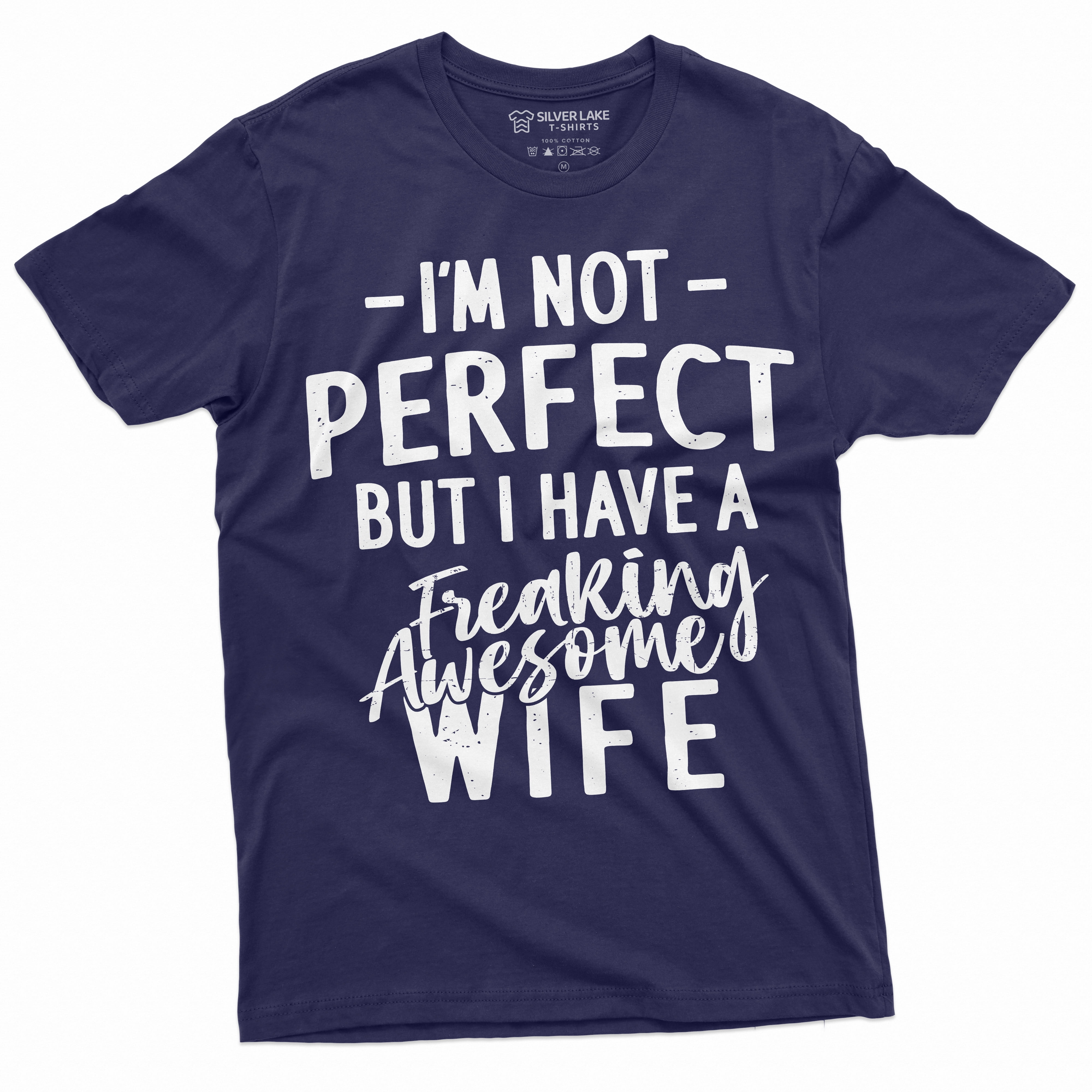 Men's Funny I have Awesome Wife T-shirt Valentine's Day Birthday Gift ...