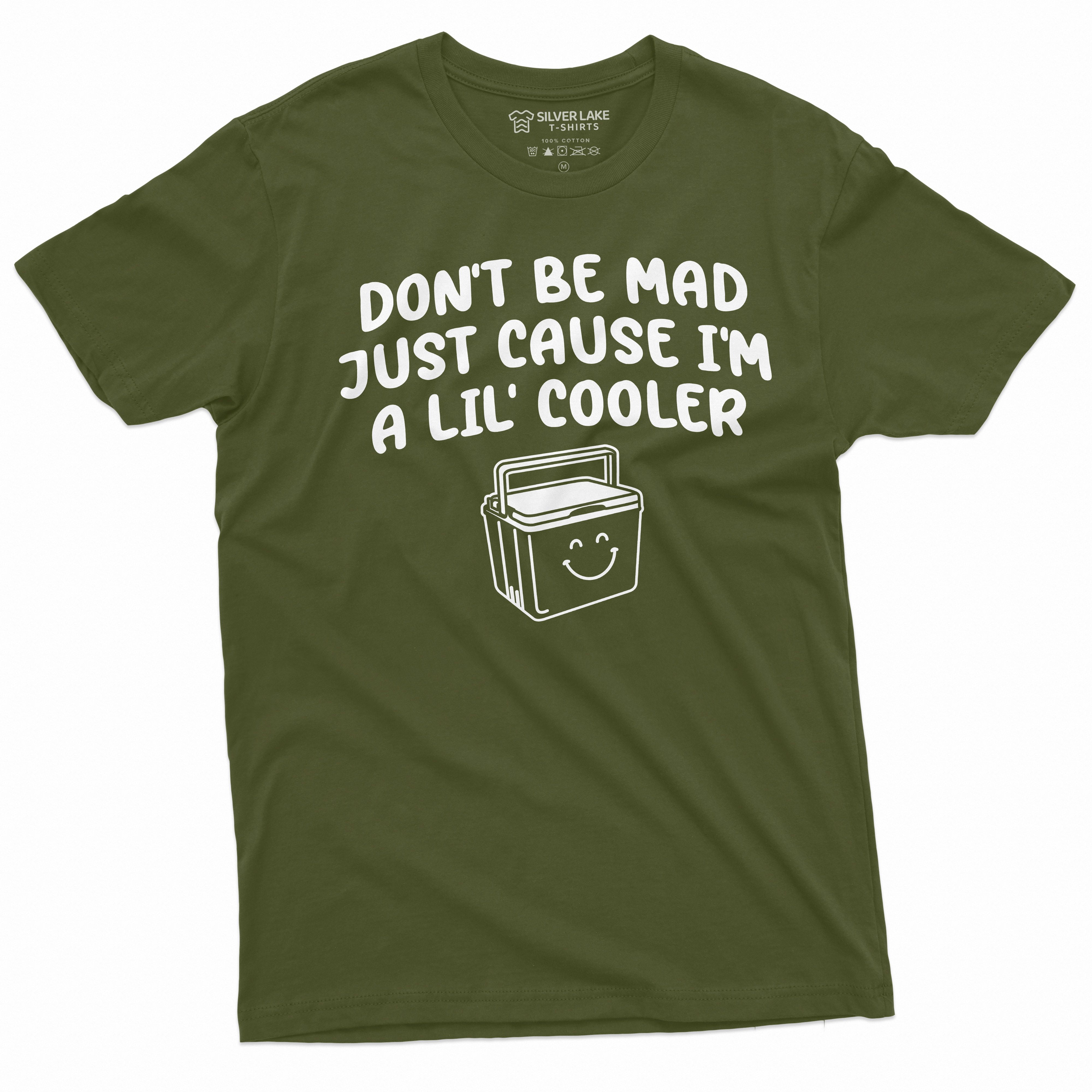 Men's Funny Lil Cooler double meaning T-shirt Birthday Gift funny ...