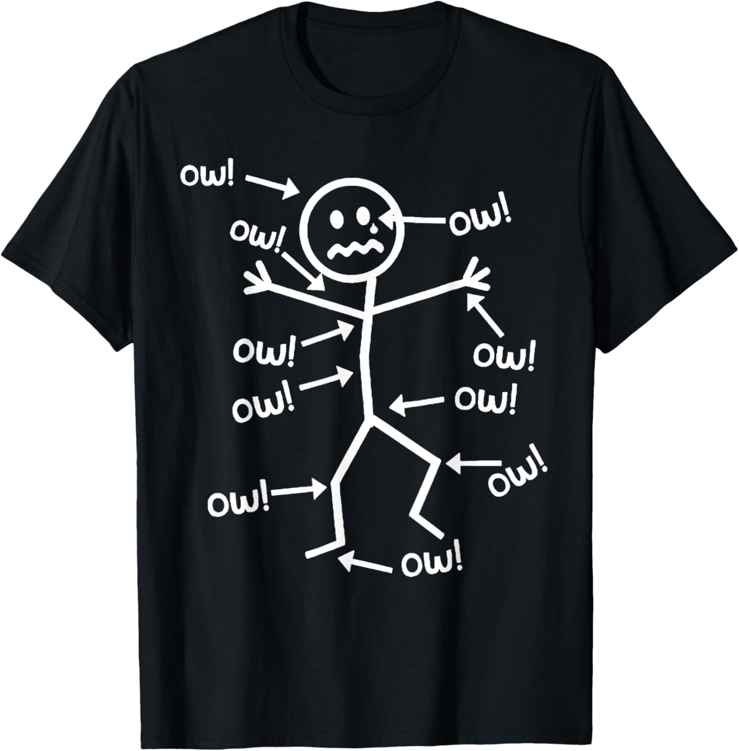 Men’s Funny Shirts Ow Character T-Shirt - Walmart.com