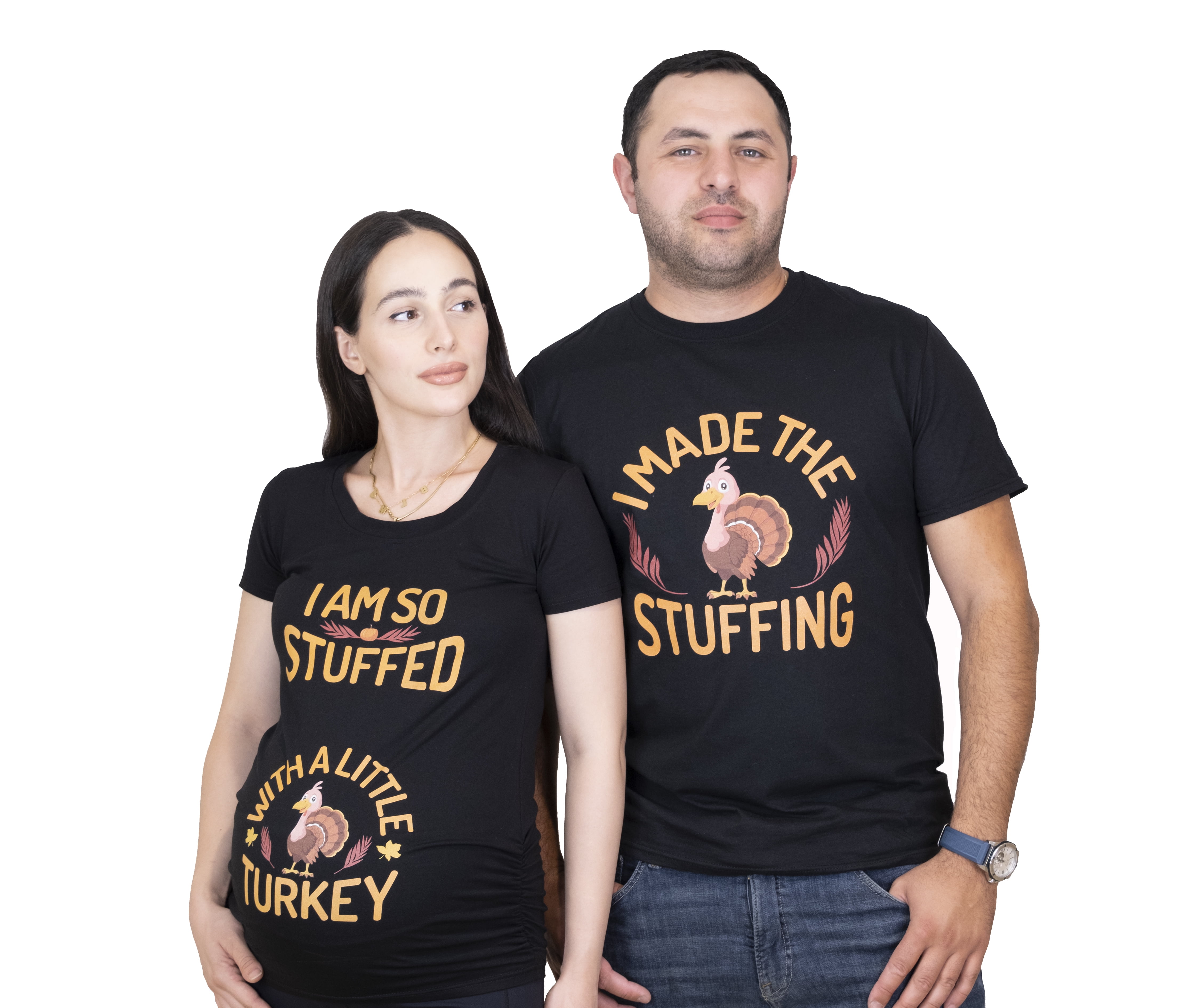 Men's Funny Thanksgiving Turkey T-shirt I made the stuffing couple Tees ...