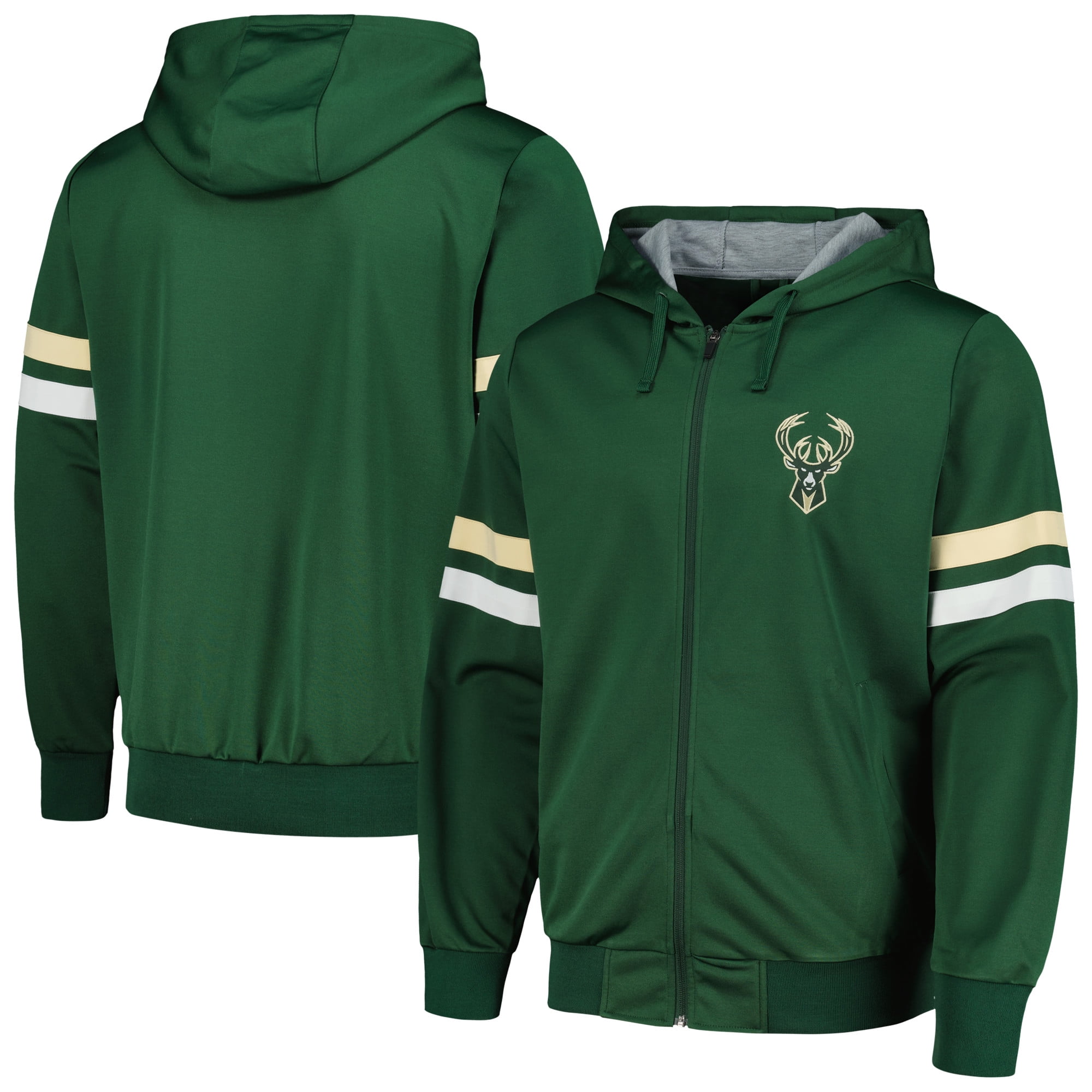 Men's G-III Sports by Carl Banks Hunter Green Milwaukee Bucks Contender ...