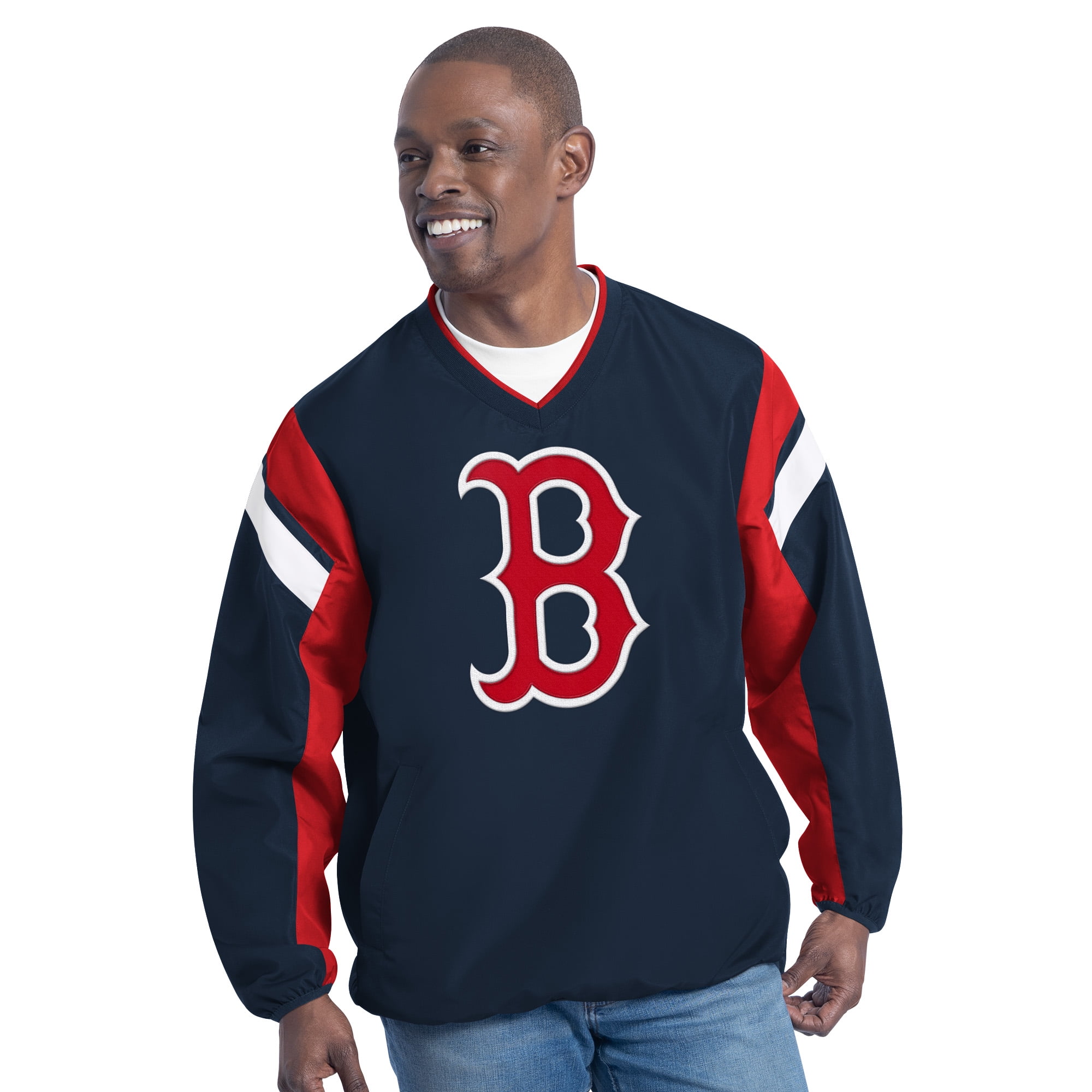 Men's G-III Sports by Carl Banks Navy Boston Red Sox Double Coverage V ...