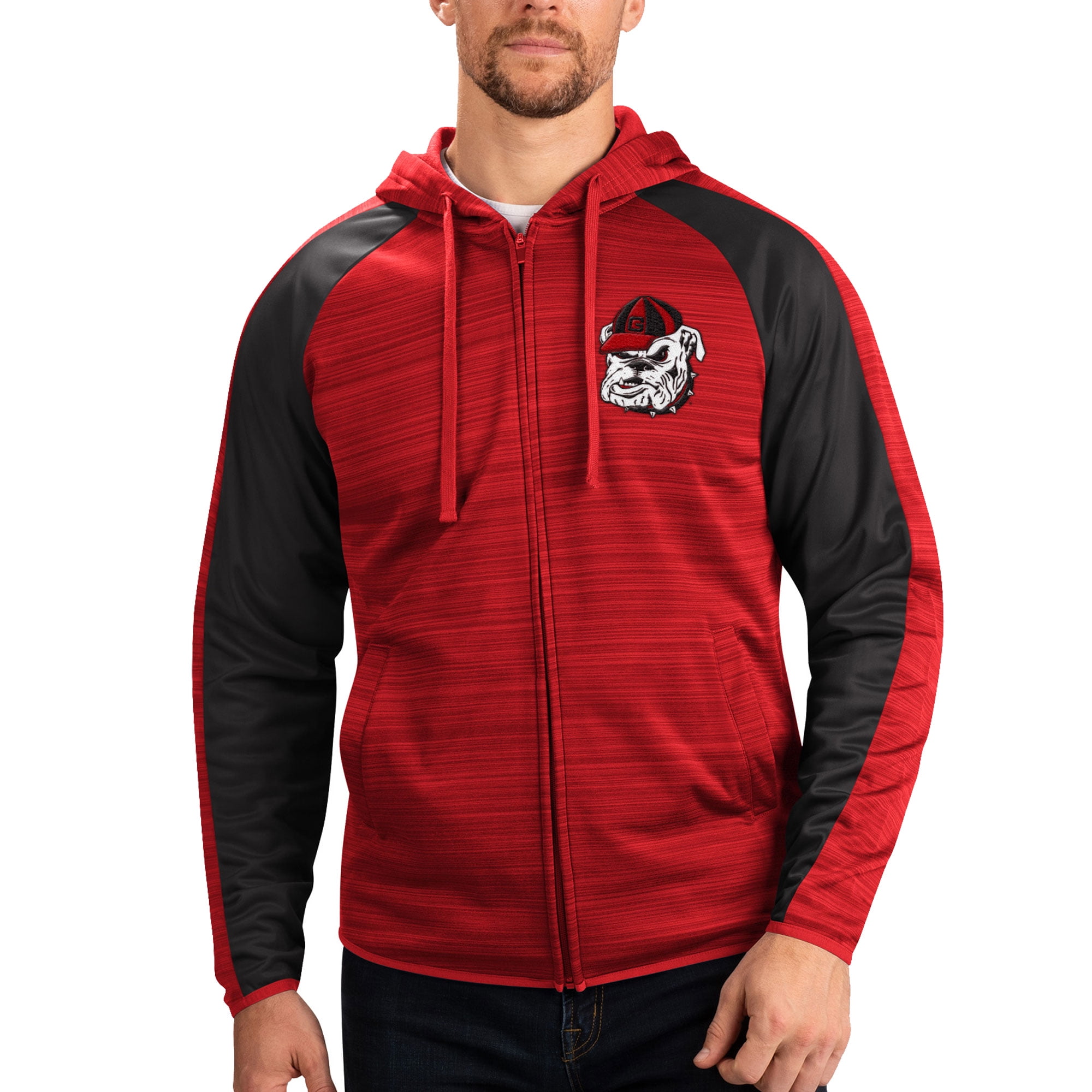 Men's G-III Sports by Carl Banks Red Georgia Bulldogs Neutral Zone ...