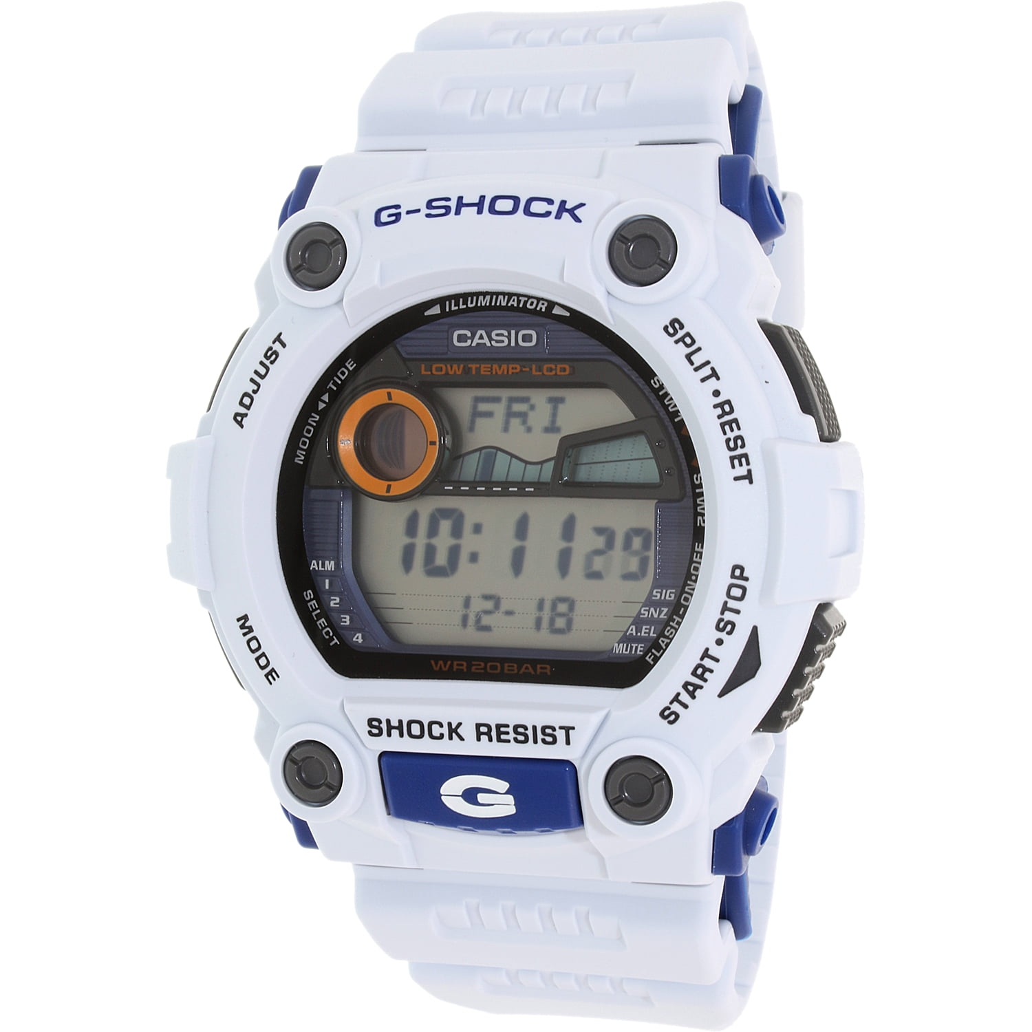 Men's G-Shock G7900A-7 Blue Resin Quartz Sport Watch - Walmart.com