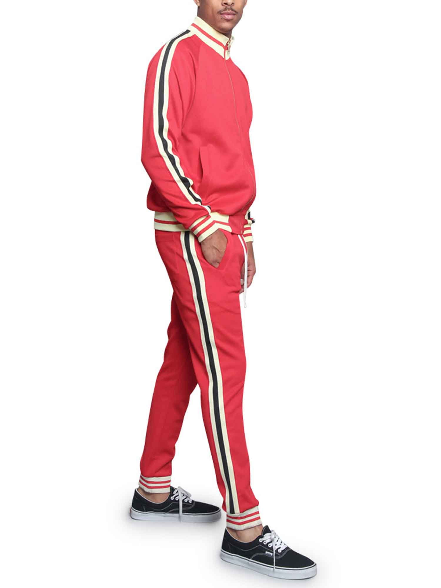 Men's G-Style USA Track Suits 2 Piece Sweatsuit Set ST575 - High ...