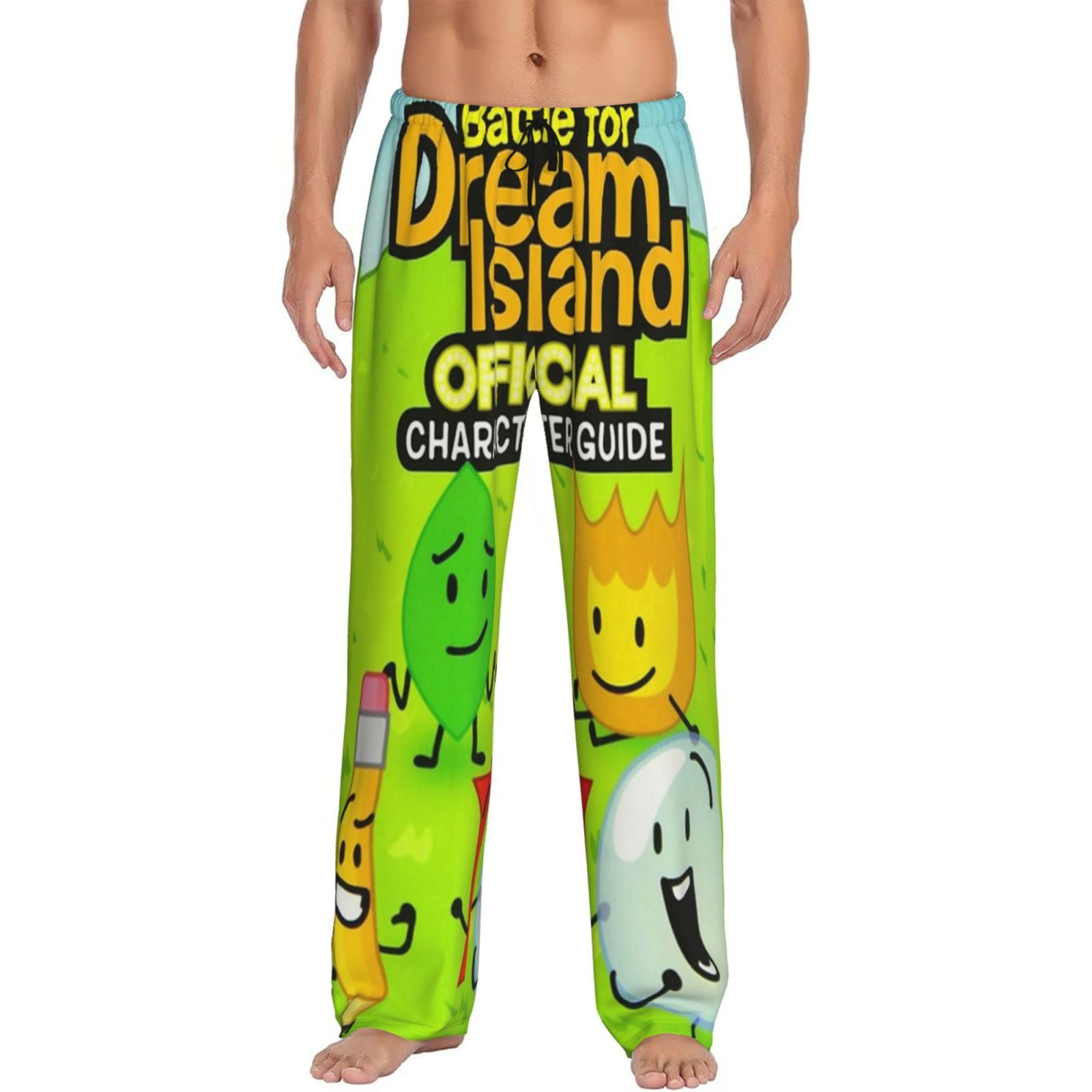 Men's Game BFDI Battle For Dream Island Pajama Pants Lounge Sleepwear ...