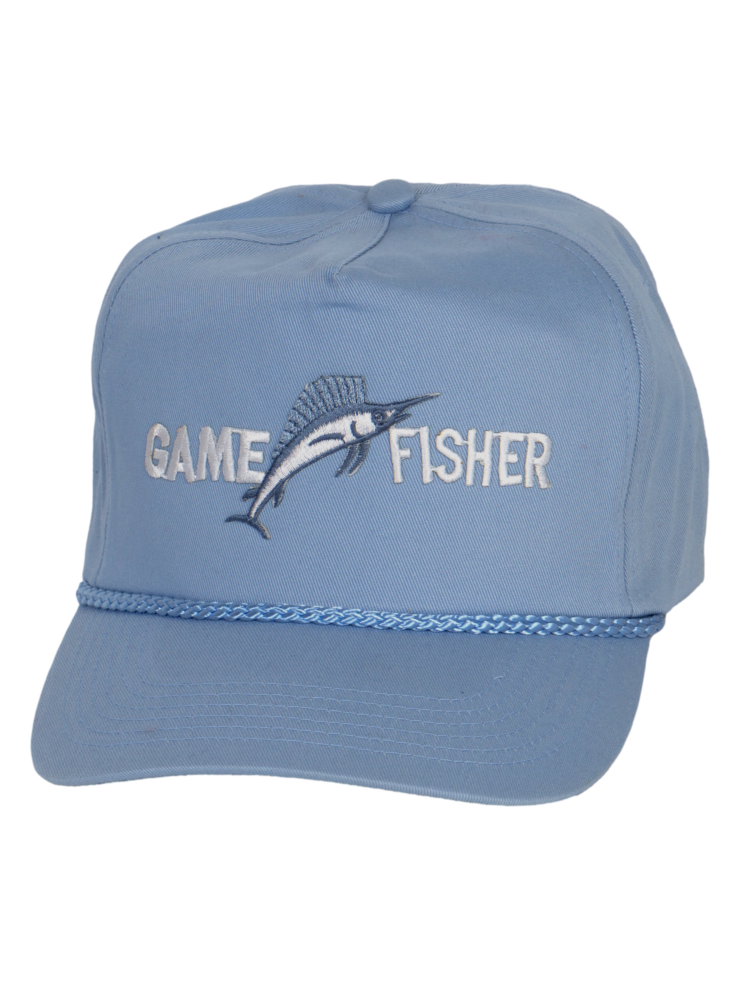 Men's Game Fisher Marlin Fishing Hat - Adjustable Angler Cap with Rope ...