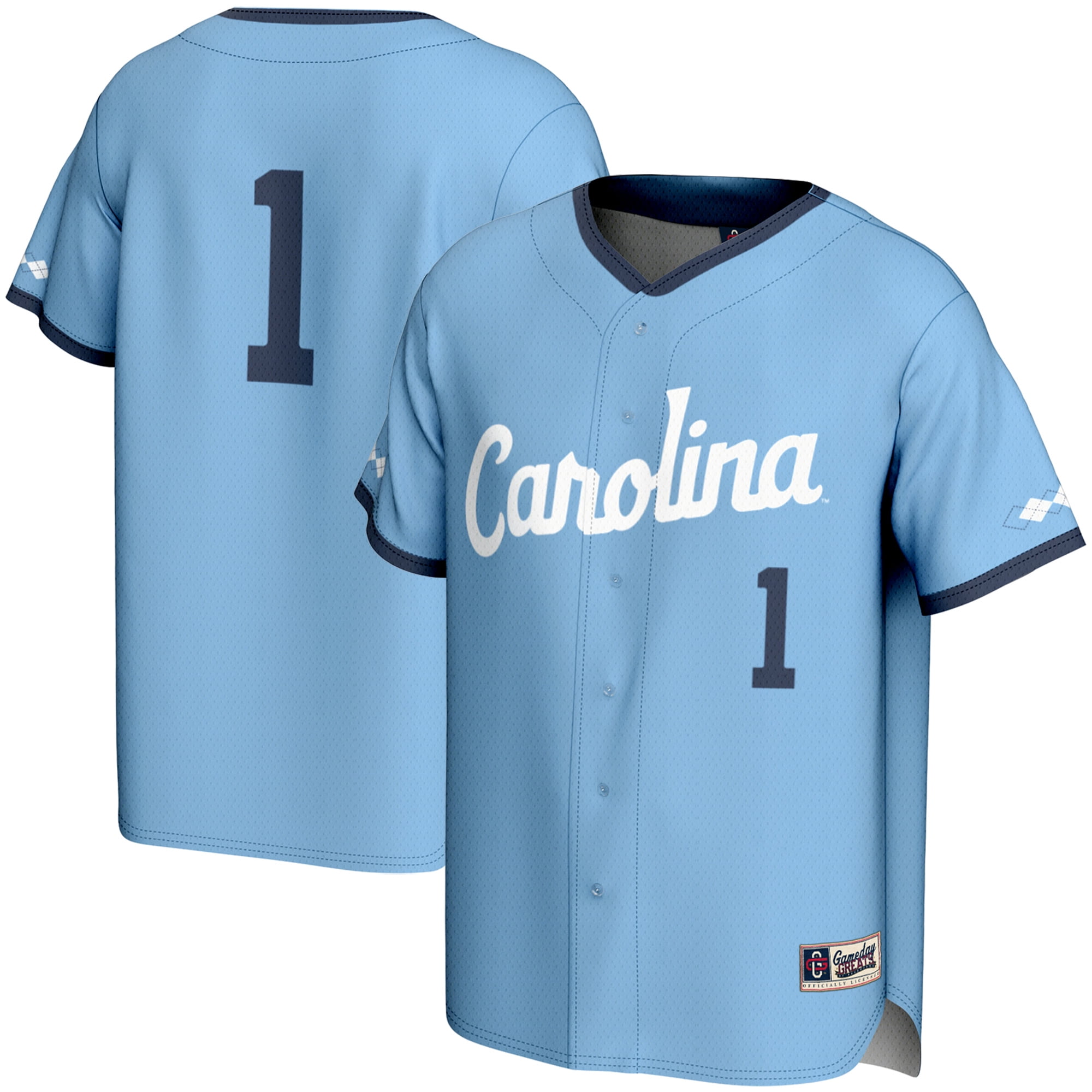 Men's GameDay Greats #1 Carolina Blue North Carolina Tar Heels ...