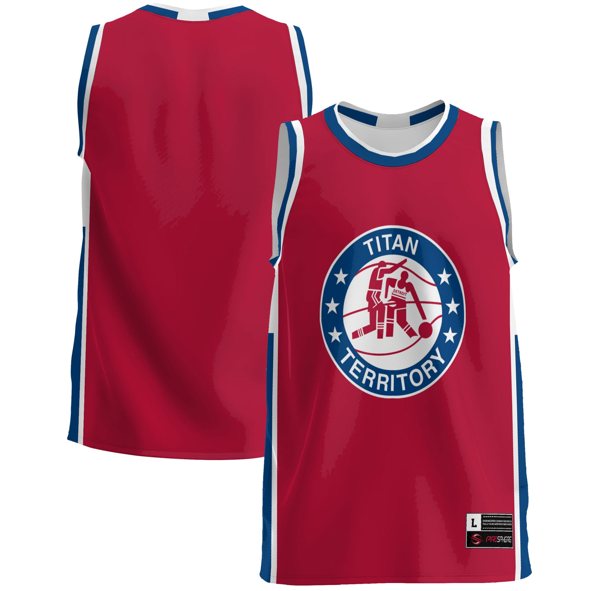 Men's GameDay Greats Blue Detroit Mercy Titans Lightweight Basketball ...