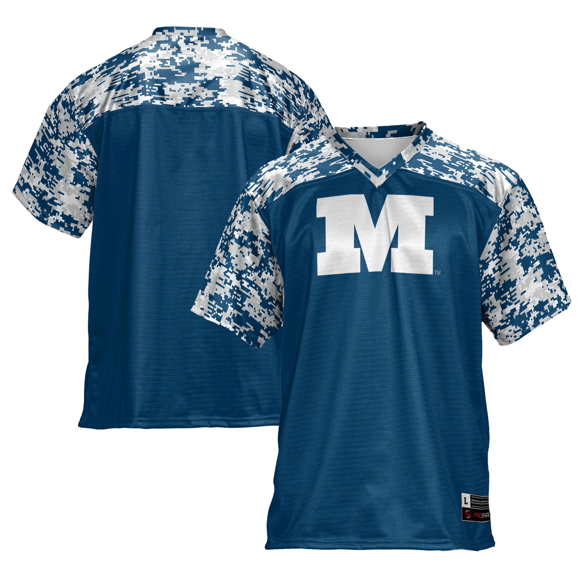 Men's GameDay Greats Blue Millikin Big Blue Football Jersey - Walmart.com